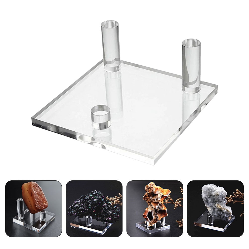 SEWCHICS Acrylic Display Stand for Crystal Holder 1Pack Clear Design ...