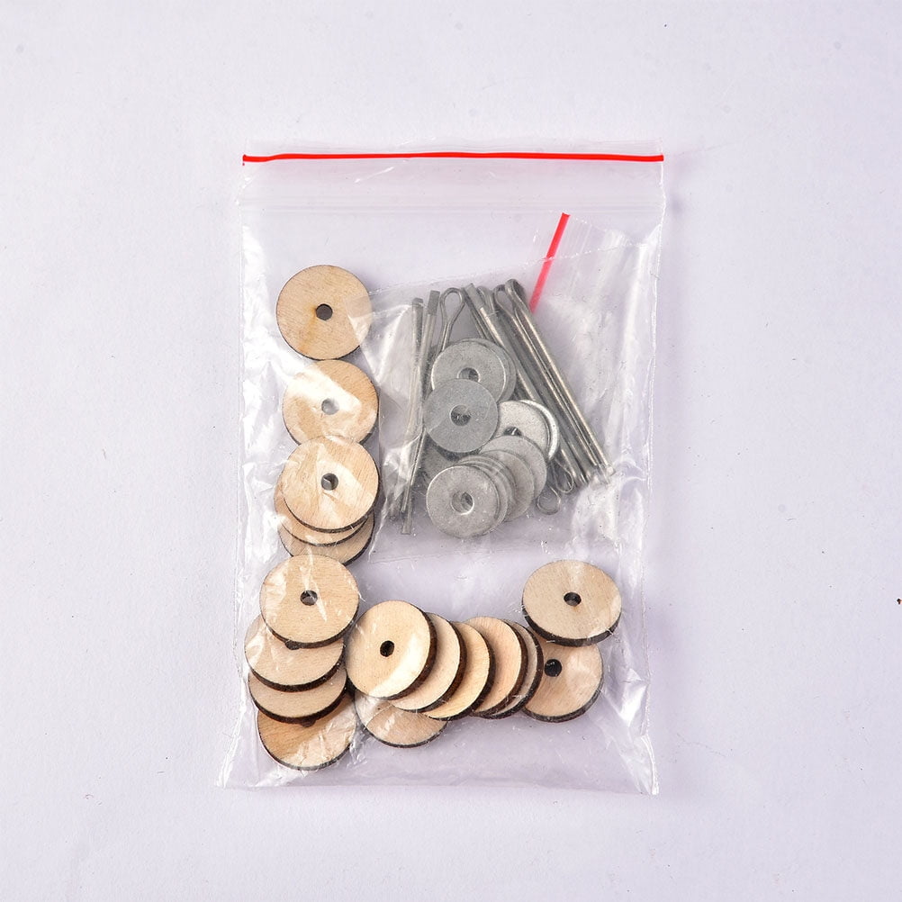 SEWCHICS 20-Piece 45mm Wooden Bear Doll Joint Set with Rotatable ...
