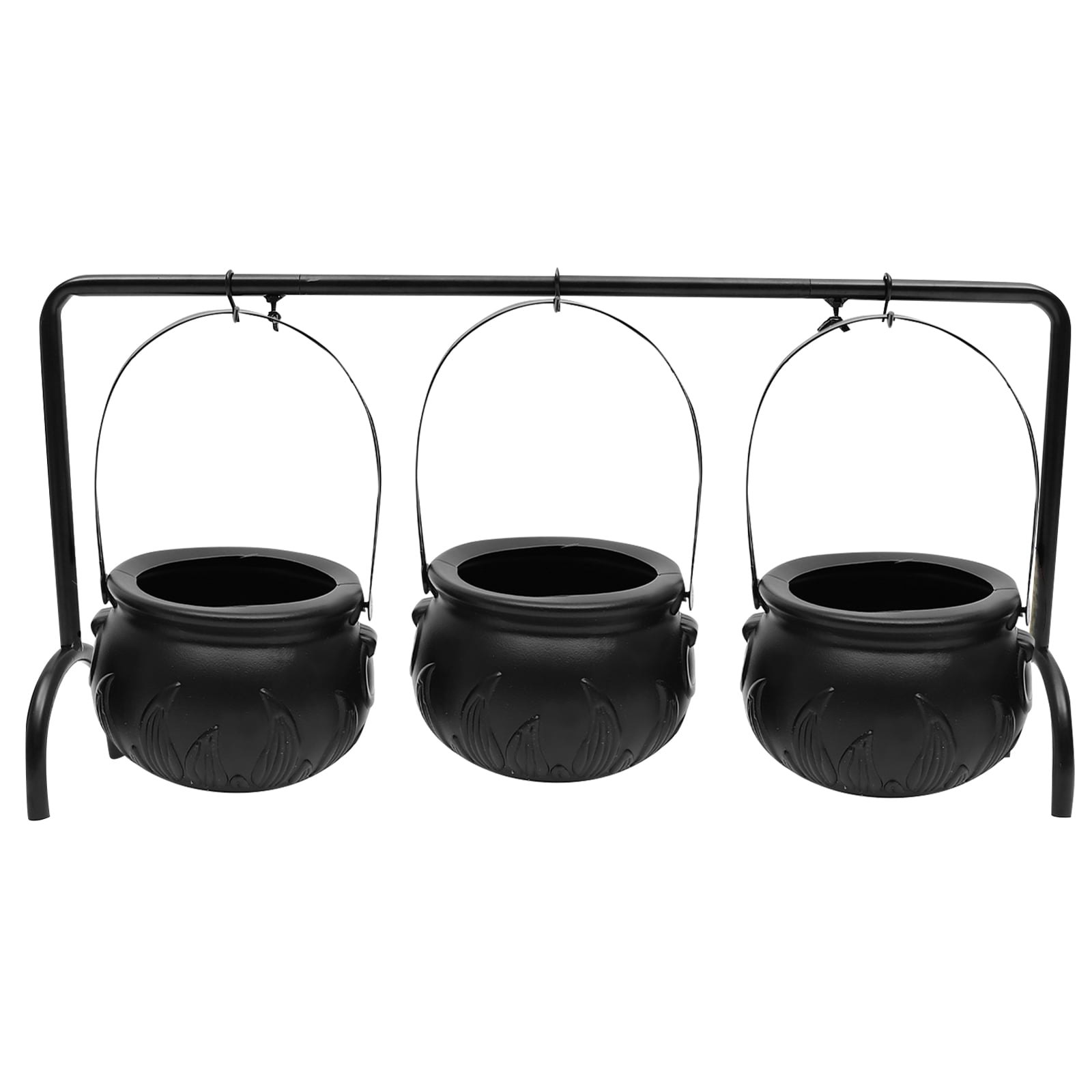 SEWCHICS Cauldron Bucket Themed Storage Black Plastic Kettle Shape 1 ...