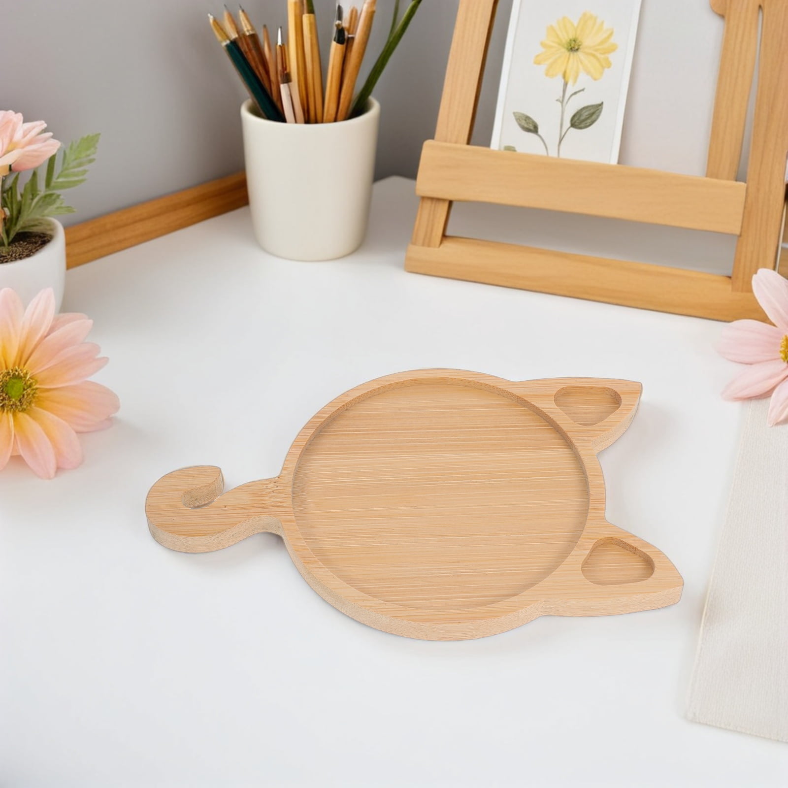 SEWCHICS Chocolate Bamboo Mosaic Coasters Blank Base Trays for DIY ...