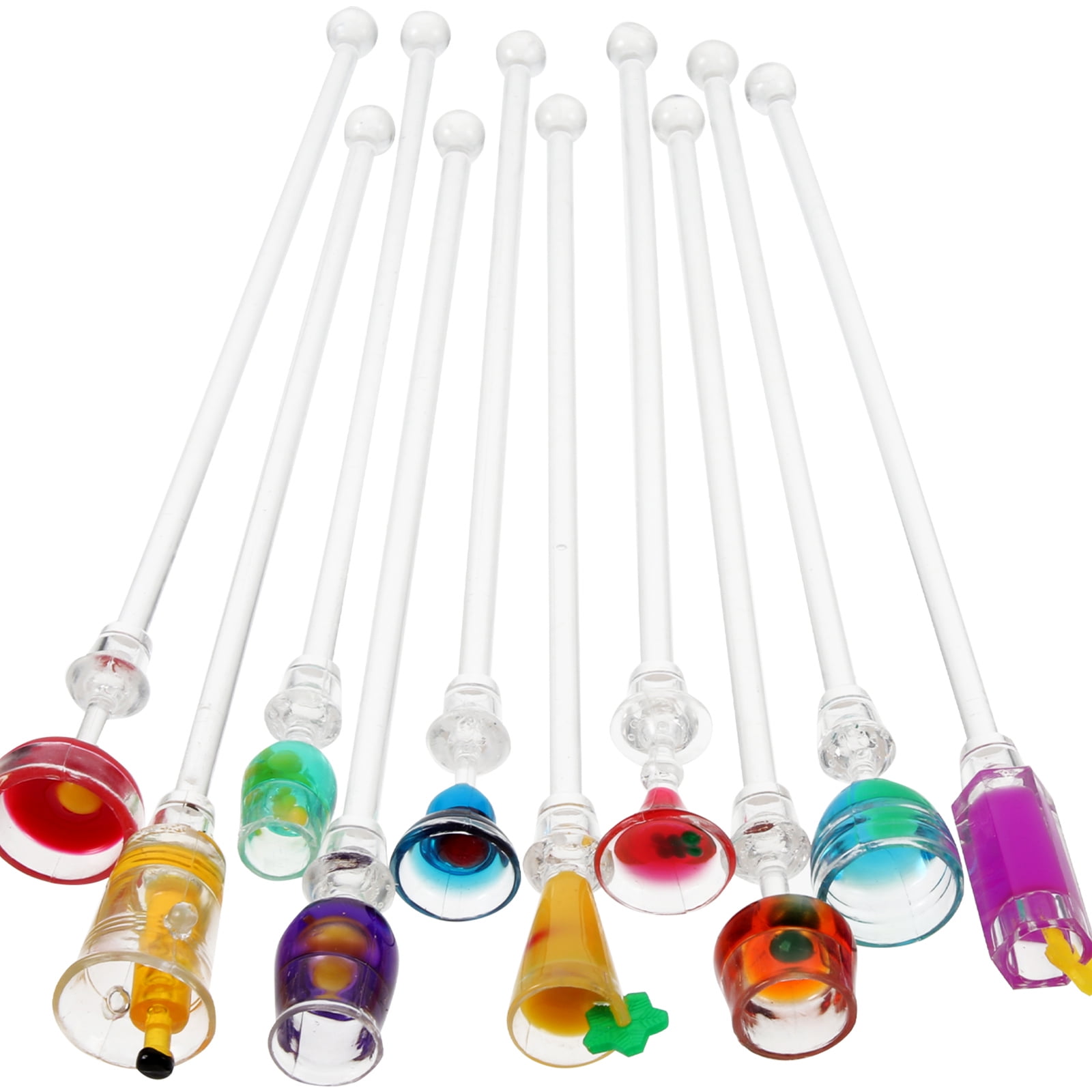 SEWCHICS Cocktail Acrylic Stirring Rod Drink Mixer Sticks Stirrers ...