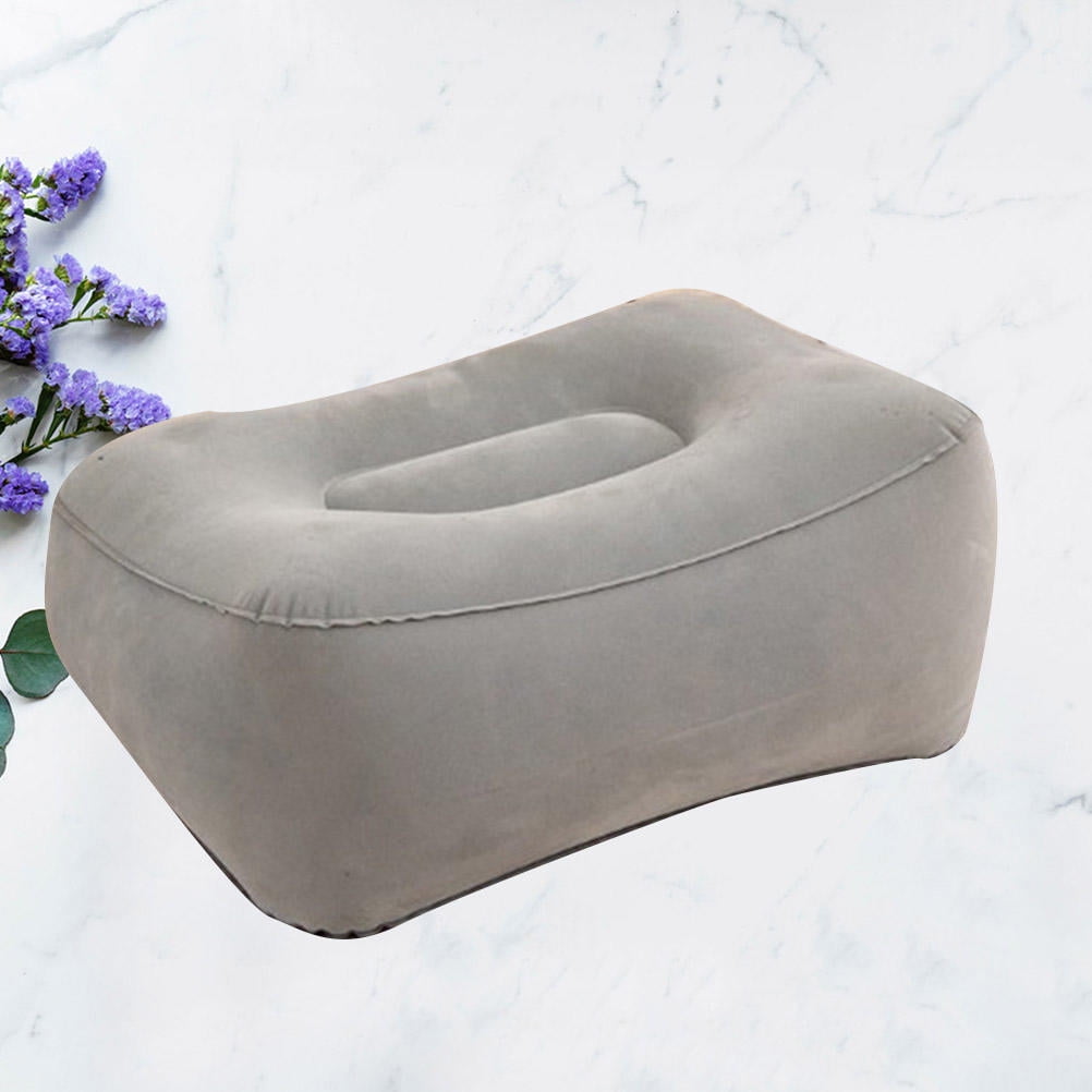 SEWCHICS Comfortable Inflatable Foot Rest Cushion Grey for Improved ...