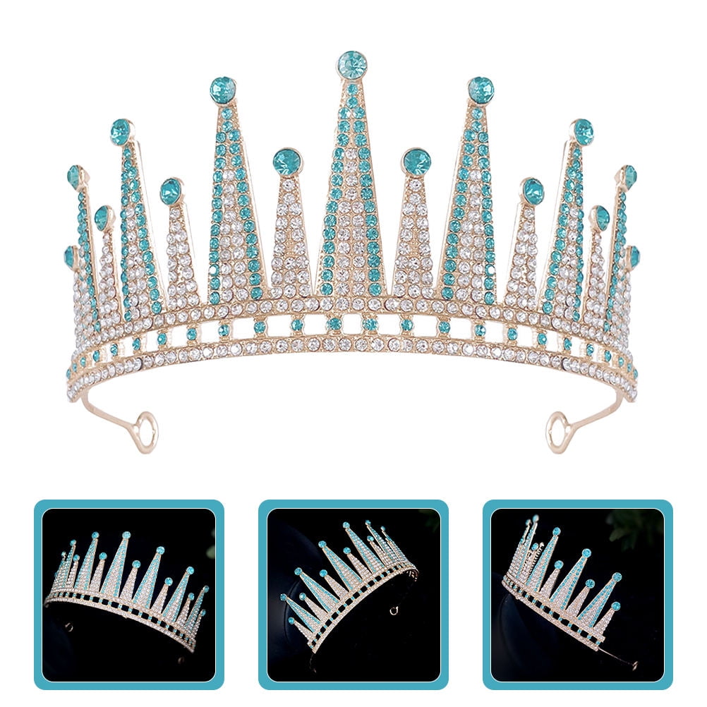 SEWCHICS Forehead Crown 1Pack Bridal Tiara Rhinestone Crown for Women ...