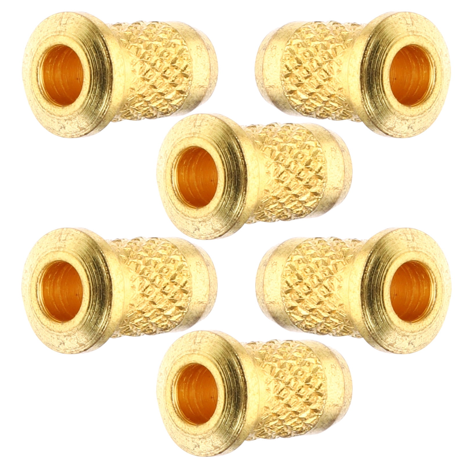 SEWCHICS Guitar Caps Guitar String Ferrules Metal 6pcs Flat - Walmart.com