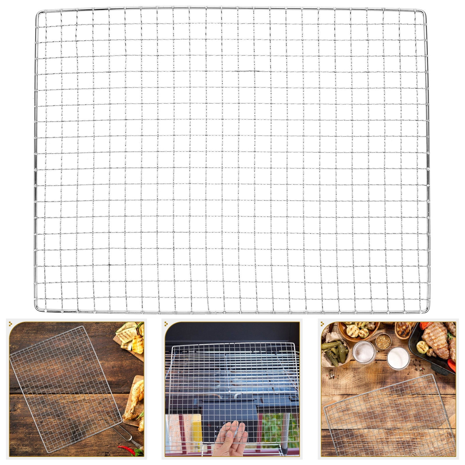 SEWCHICS Iron 1Pack Barbecue Grill Racks for Even Heating - Walmart.com