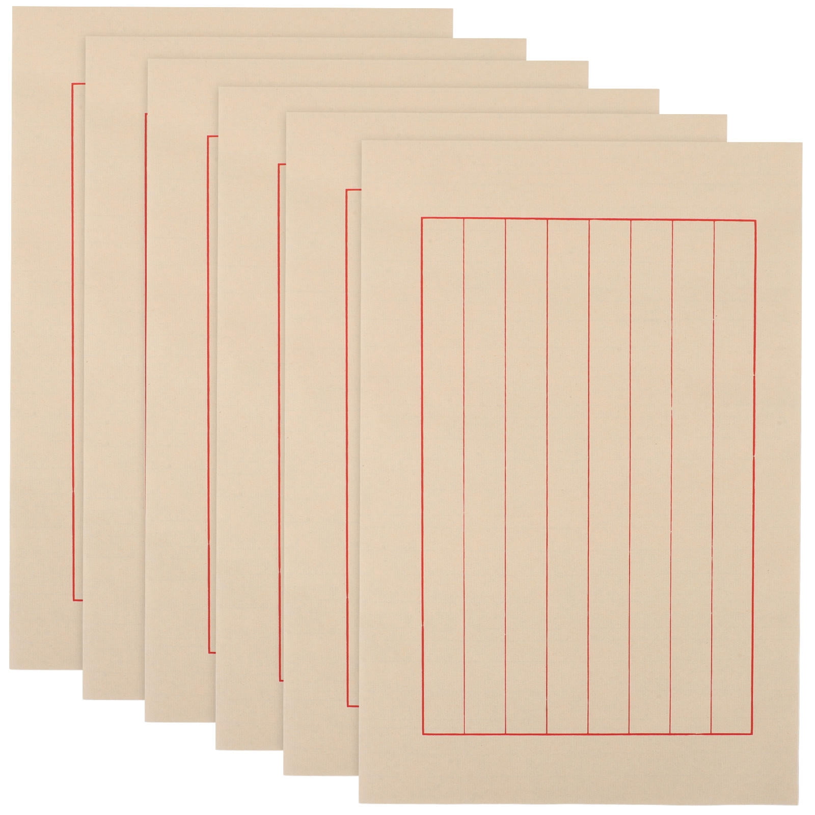 SEWCHICS Calligraphy Paper Light Yellow 50 Sheets 11.4x7.47x0.04in ...