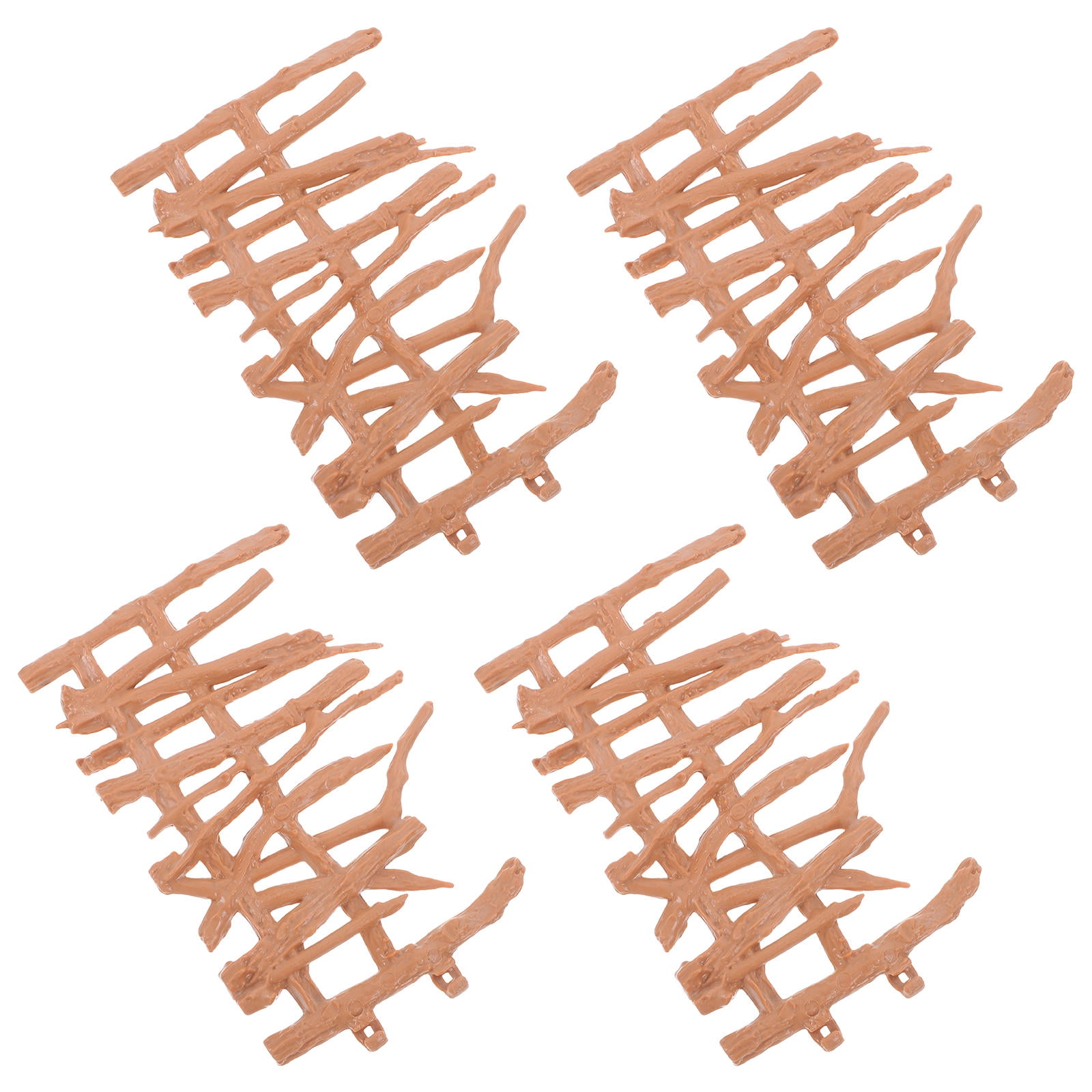 SEWCHICS Miniature Picket Fence Plastic Garden Fencing for Decor Coffee ...