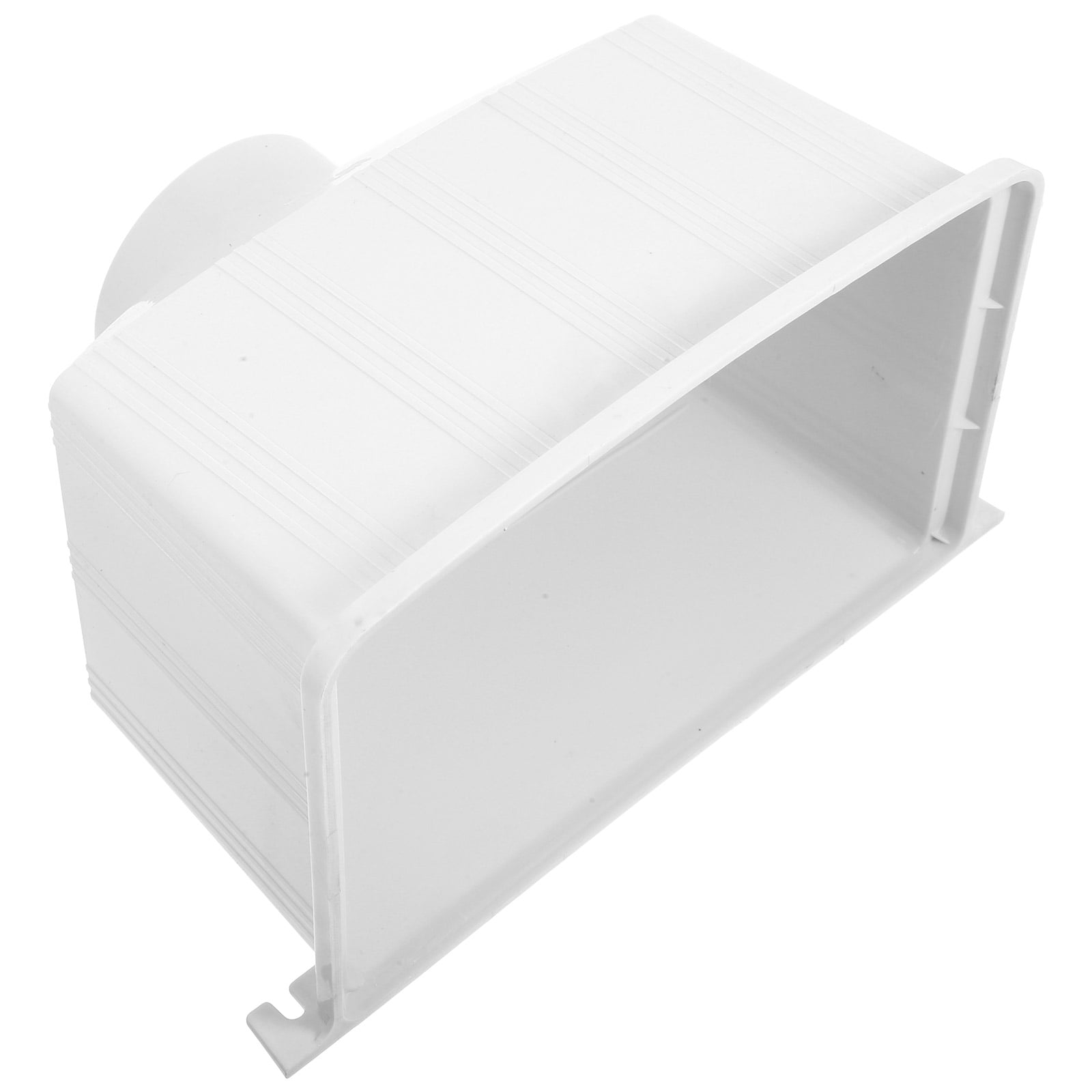 SEWCHICS PVC Rainwater Collection Gutter T Connector White Outdoor ...