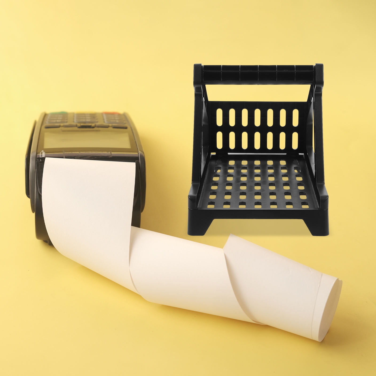 SEWCHICS Black ABS Shipping Label Holder for Car Use Plastic Label Roll ...