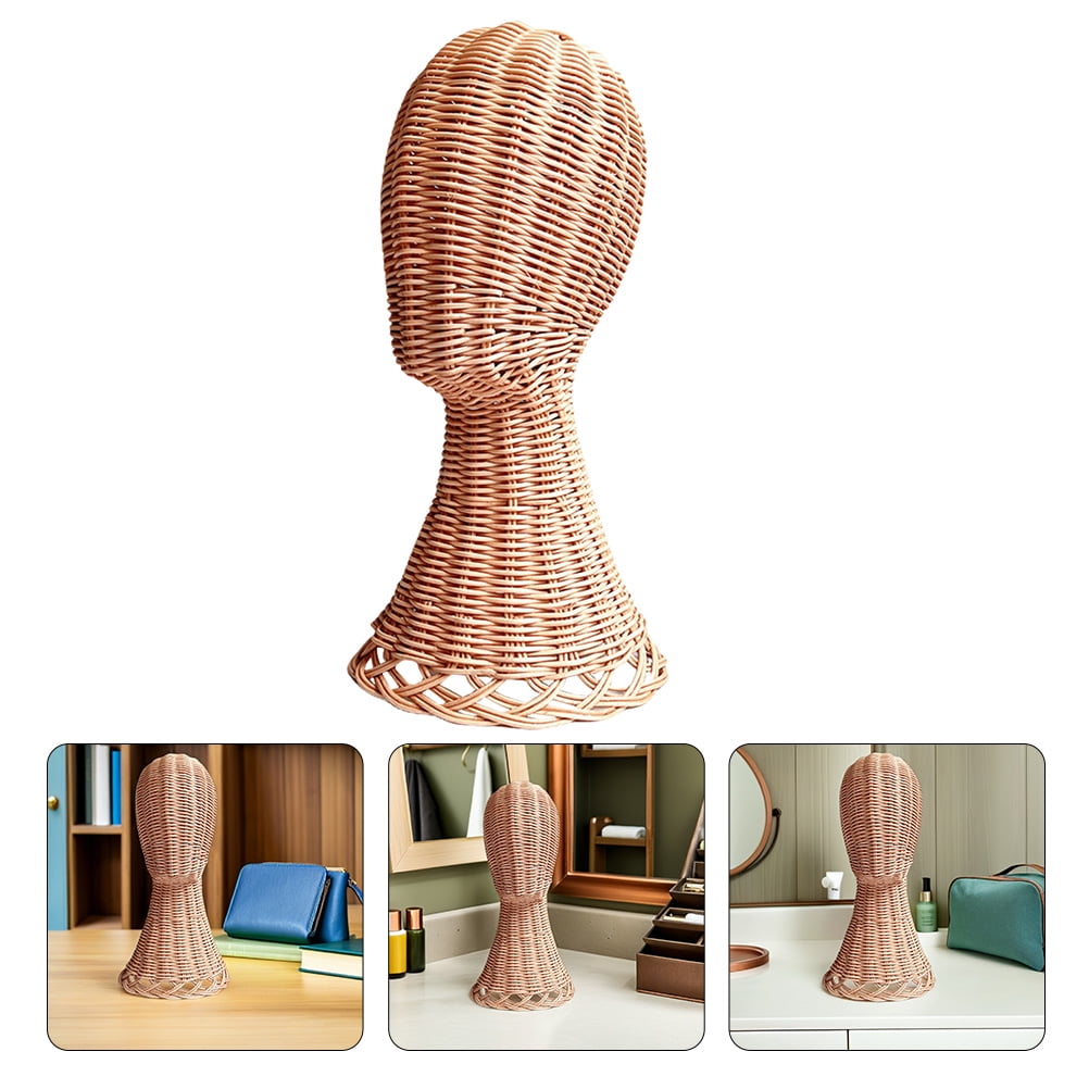SEWCHICS Dome Shaped Rattan Hat Organizer Prevents Deformation for Hats ...