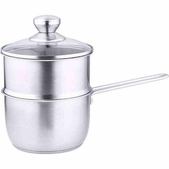 SEWCHICS Stainless Steel Cooking Pot with Easy-Grip Handle ...