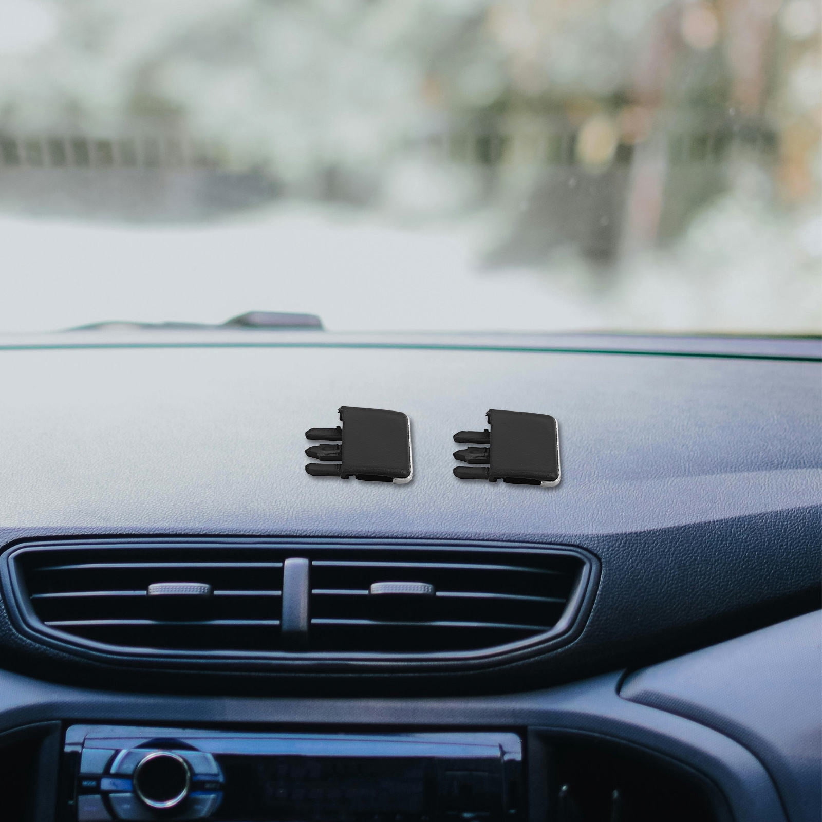SEWCHICS Sleek Tab-Shaped Vent Clips Enhancing Car Air Outlet Blades ...