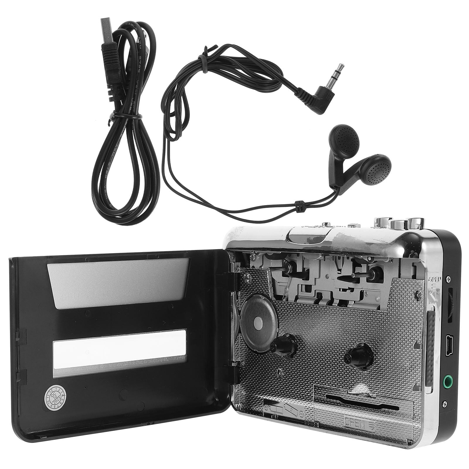 SEWCHICS USB Cassette Tape Converter to MP3 Player with Easy Transfer ...