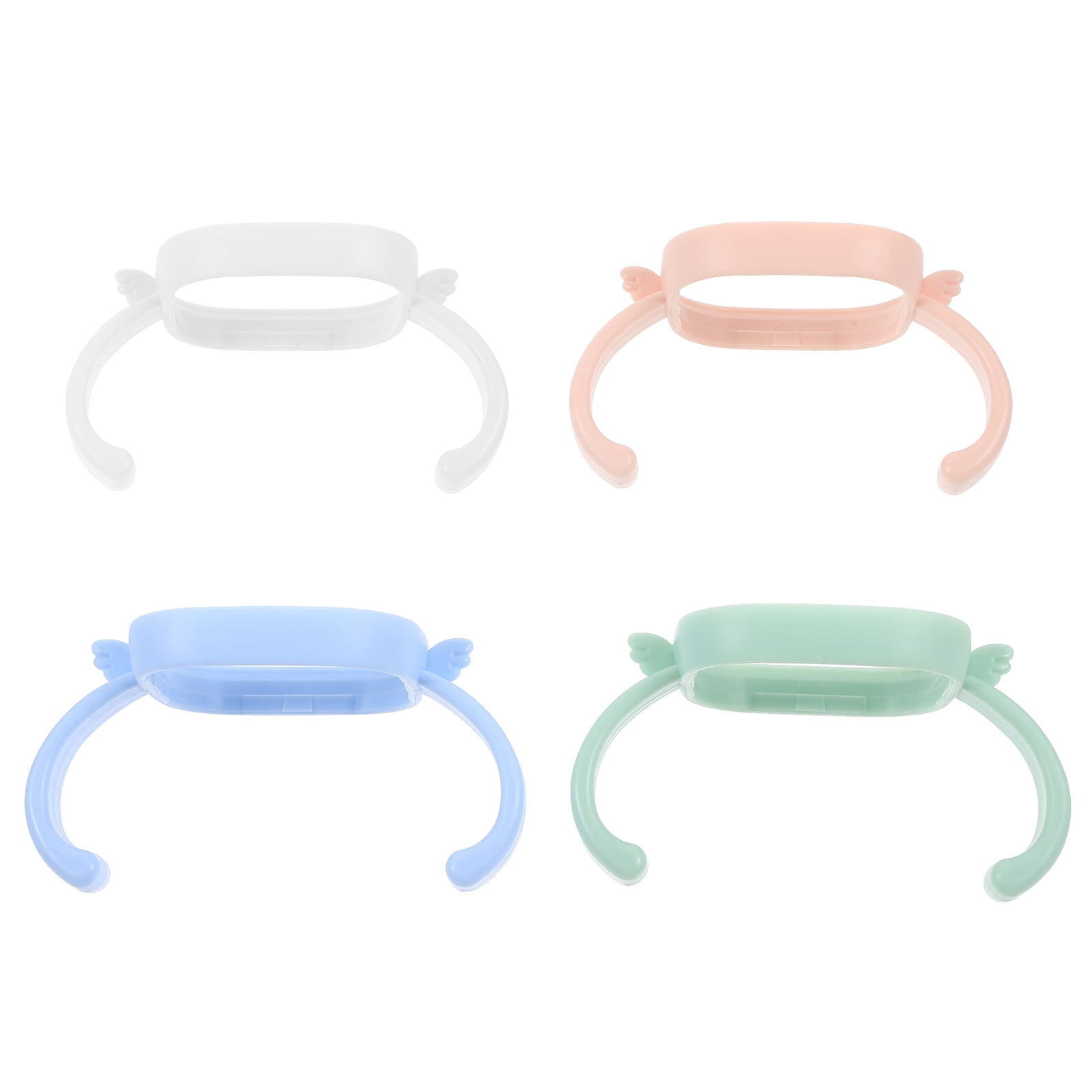 SEWCHICS White Baby Bottle Handle Grip with Handle Shape for Babies and ...
