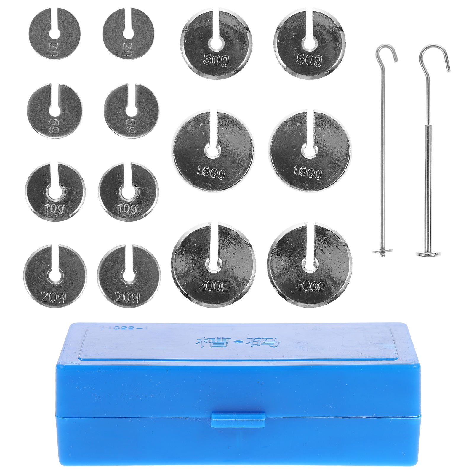 SEWOART Slotted Weight Sets Slotted Mass Steel 1 Set - Walmart.com