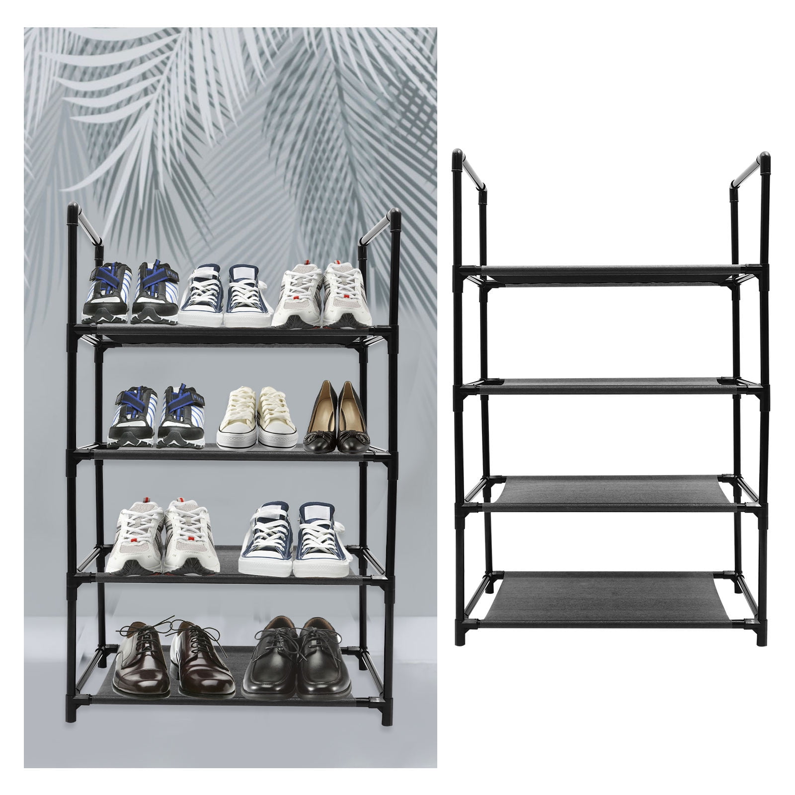 SEWOART 1 Set Metal Mesh Shoe Rack 72X46X28CM 10 Layers for Home Use ...
