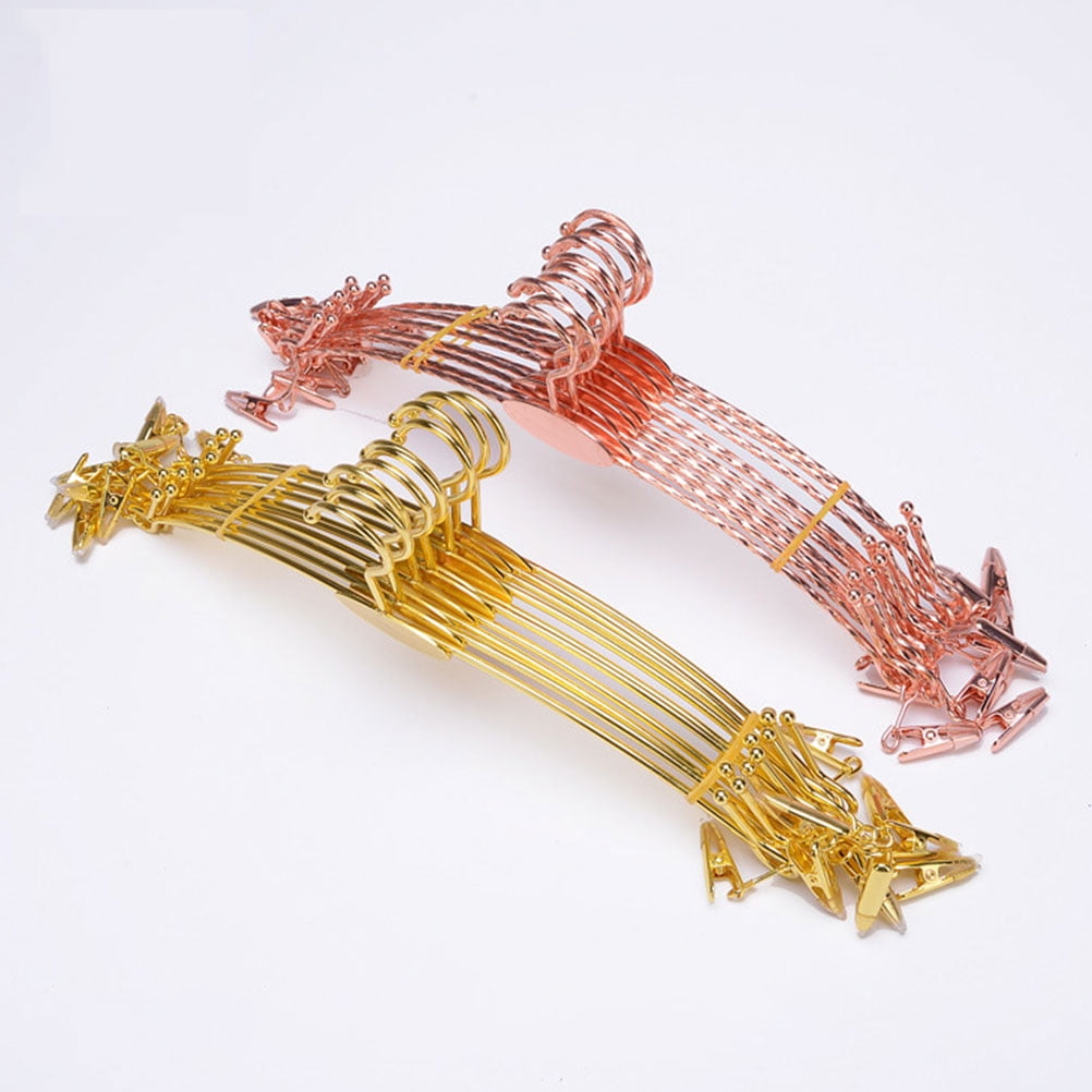 SEWOART 10Pcs Drying Hangers for Laundry with Clips in Pink for Home ...