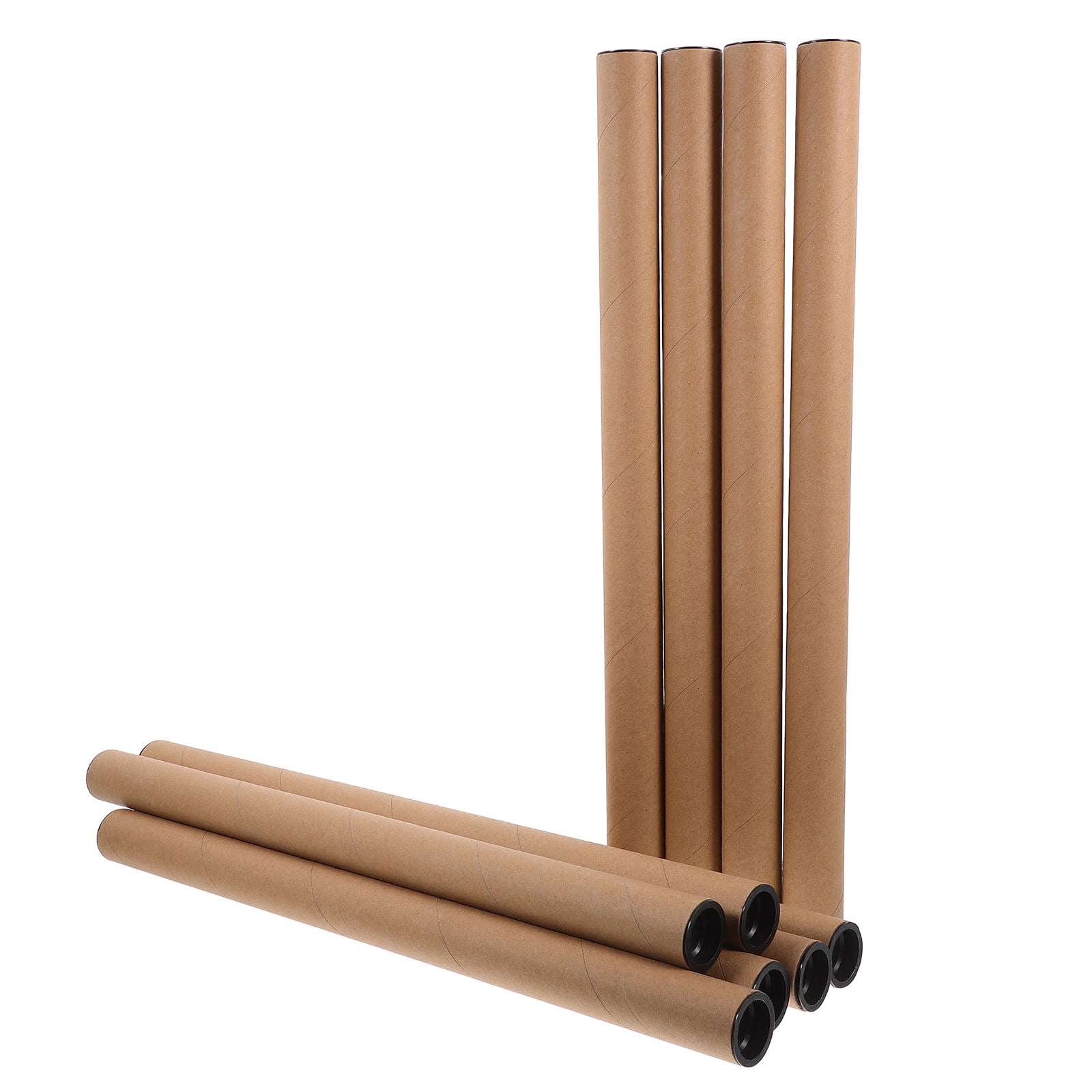 SEWOART 10Pcs Reusable Khaki Paper Storage Tubes for Posters and ...