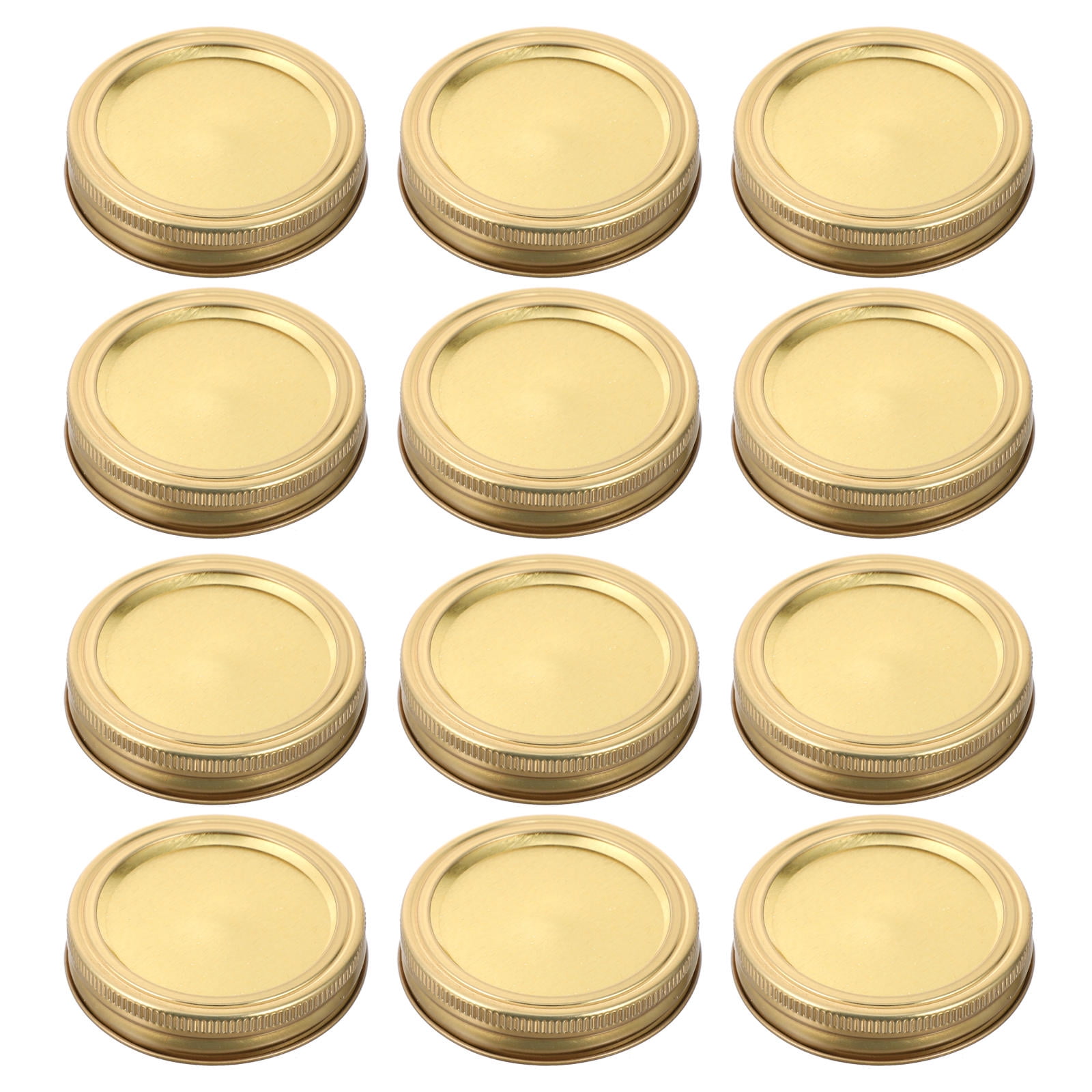 SEWOART 12Sets Canning Jar Bands Set Made of Tinplate with Easy Seal ...