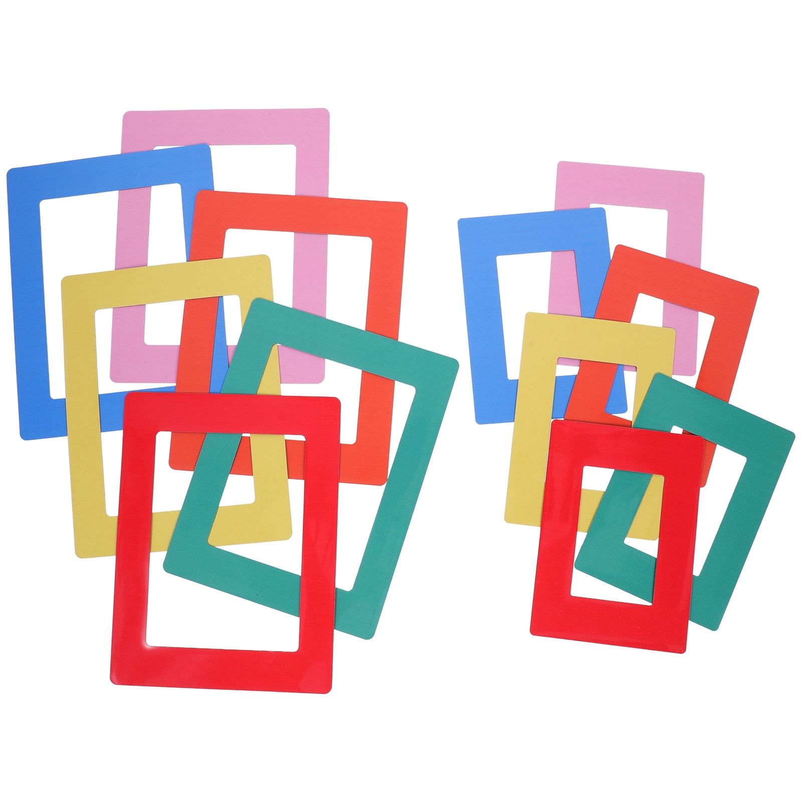 SEWOART 12Pcs small frames Assorted Color PVC Decorative Magnetic ...