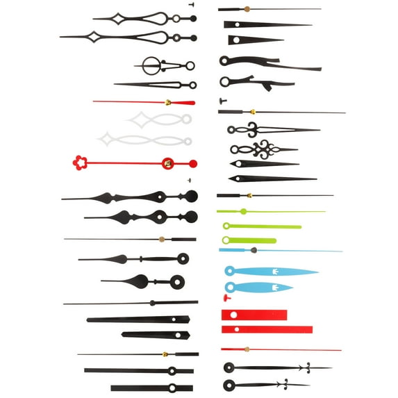 SEWOART Clock Making Kit Replacement Clock Hands Set Assorted Color 15 ...