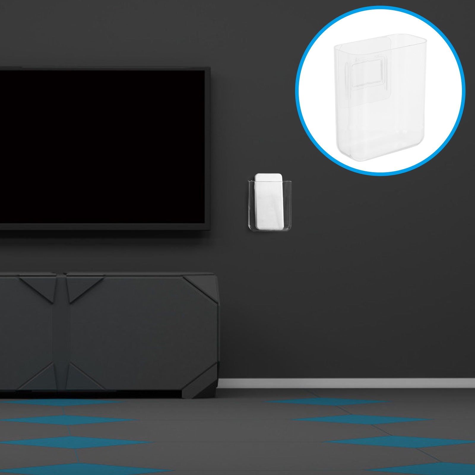 SEWOART 1Pack Remote Controller Storage Box with Rectangular Shape for ...