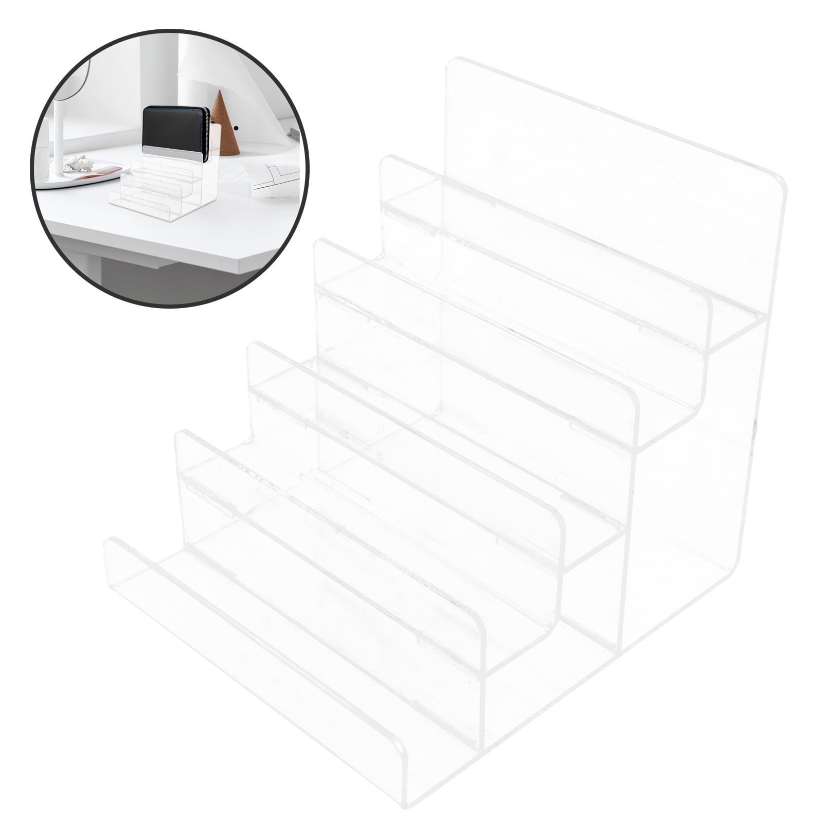 SEWOART retail purse rack Display Stand Transparent Acrylic 1Set Back ...