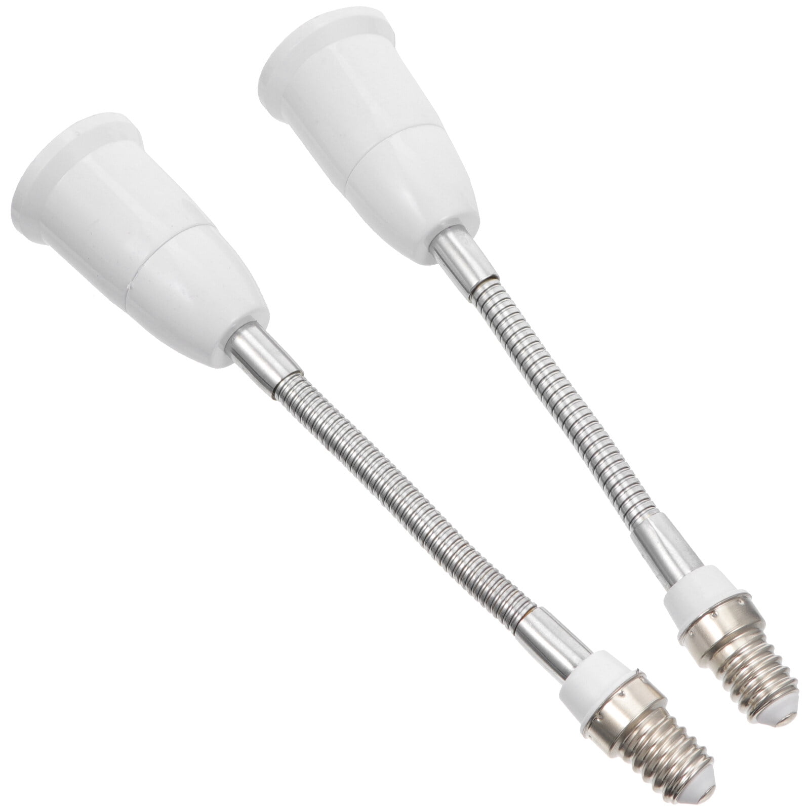 SEWOART 2Pcs Bendable Lamp Holder Extension Socket Extender Adaptor for ...