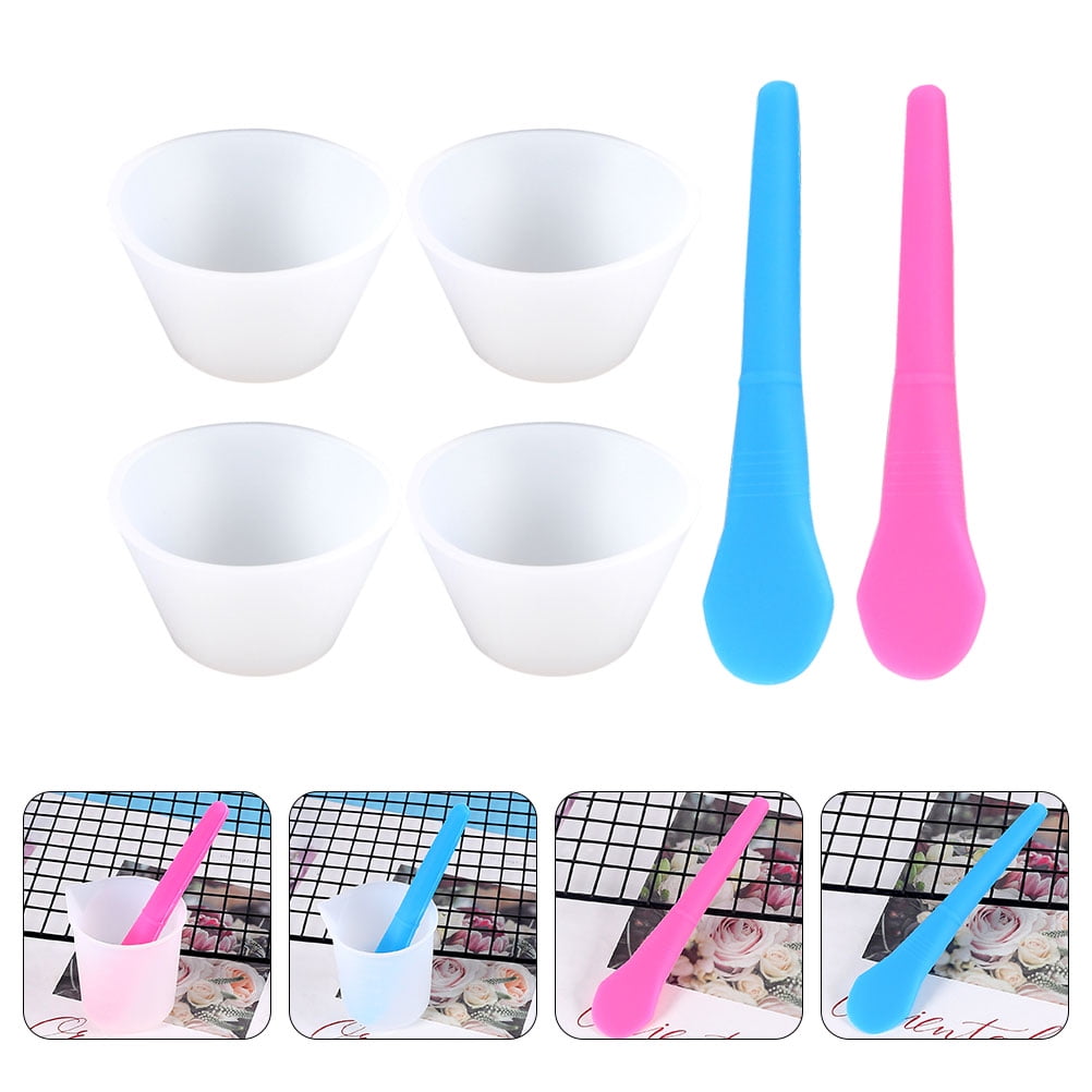 SEWOART 1Set Epoxy Mixing Tools Kit with Silicone Mixing Cups and ...