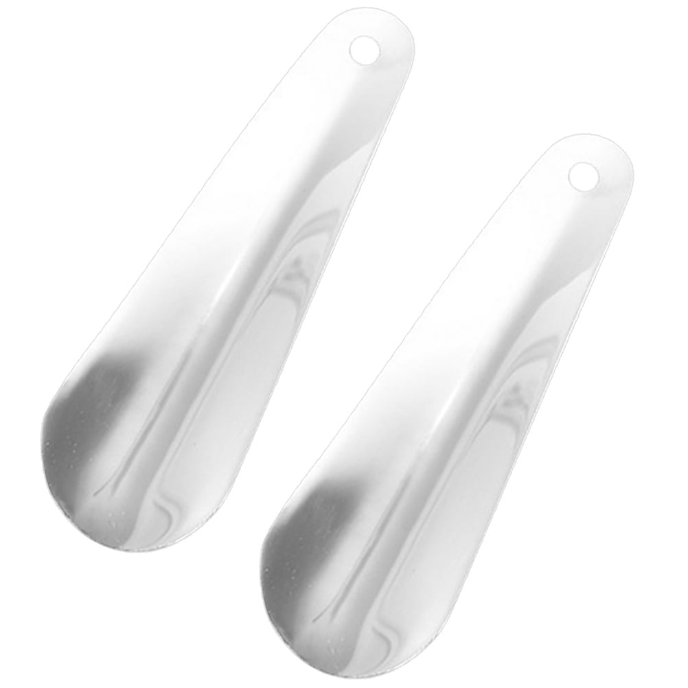 SEWOART 2Pcs Compact Stainless Steel Shoe Horns for Easy Shoe Wearing ...