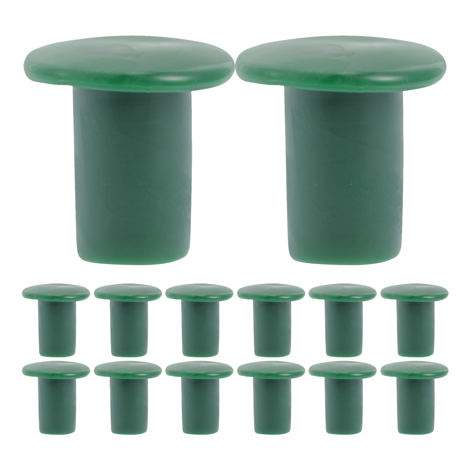 SEWOART 36Pcs Garden Cane Protectors Cane Topper Green PP Avoid ...