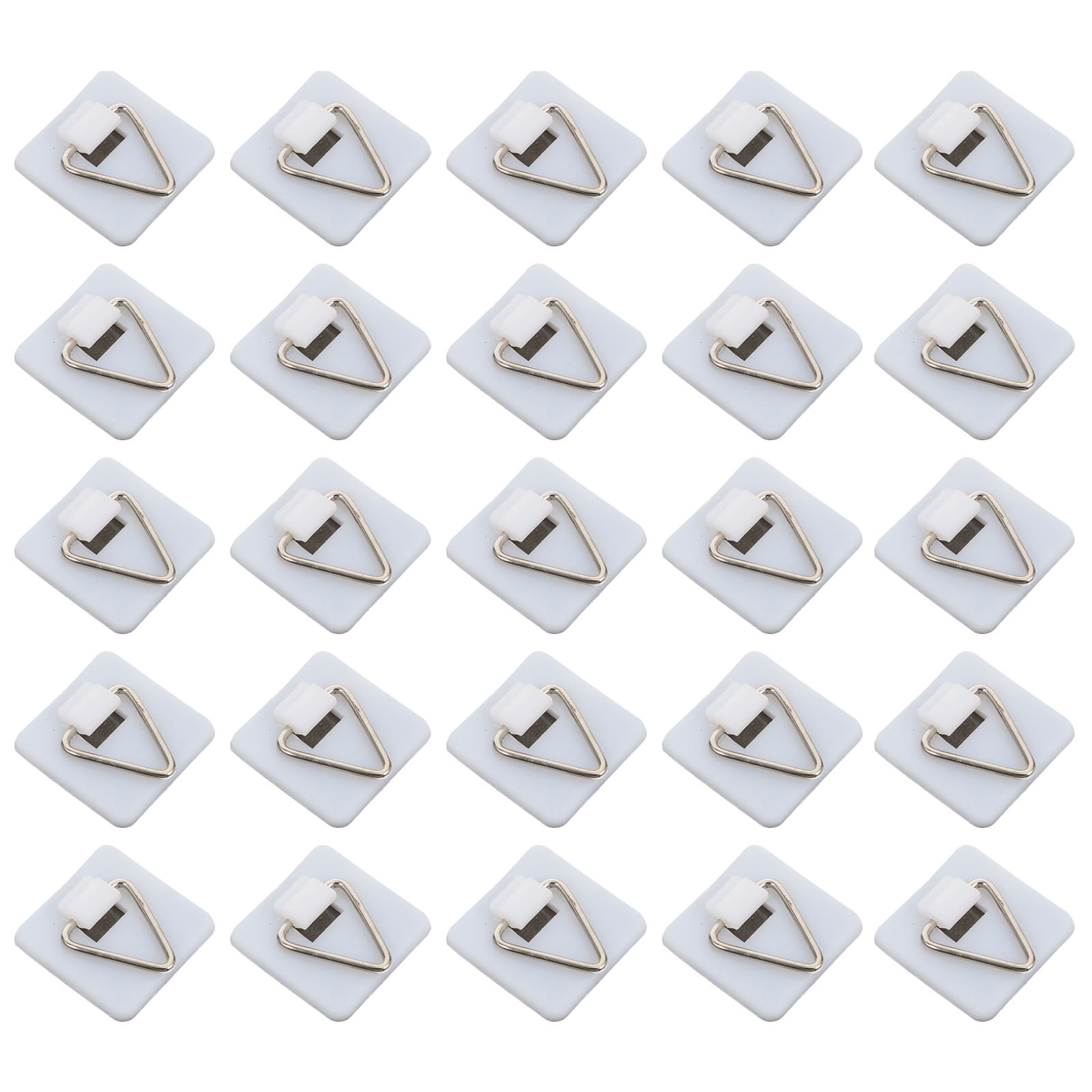 SEWOART 50Pcs White Wall-Mounted Photo Hooks Self-Adhesive Nail-Free ...