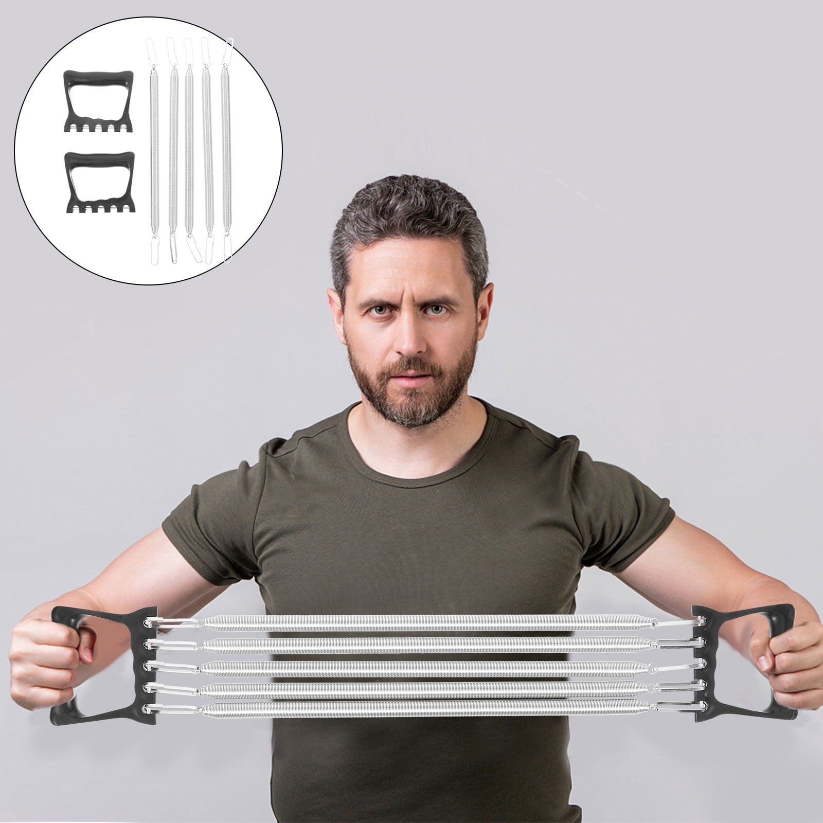 SEWOART fitness chest exercises Chest Expander ABS Ergonomic Handle ...