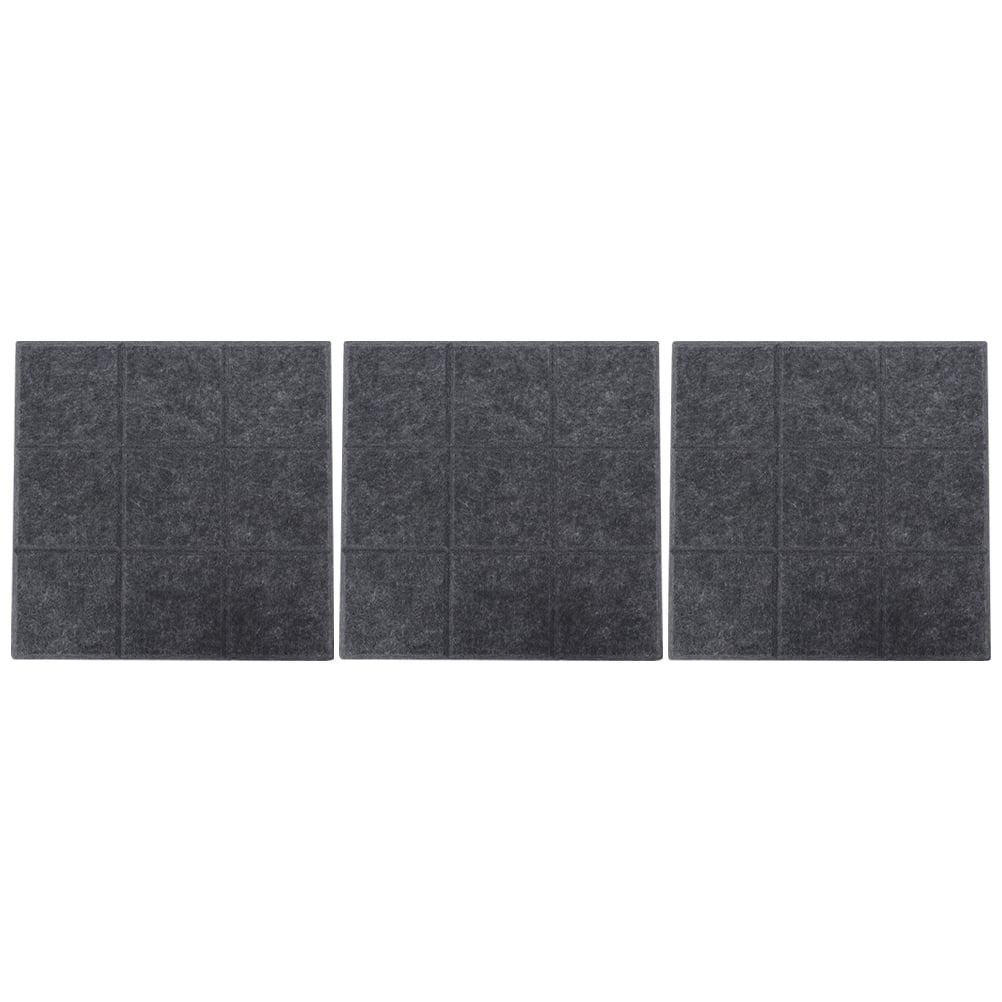 SEWOART Memo Bulletin Board Felt 3Pcs 11.8X11.8X0.3In - Walmart.com