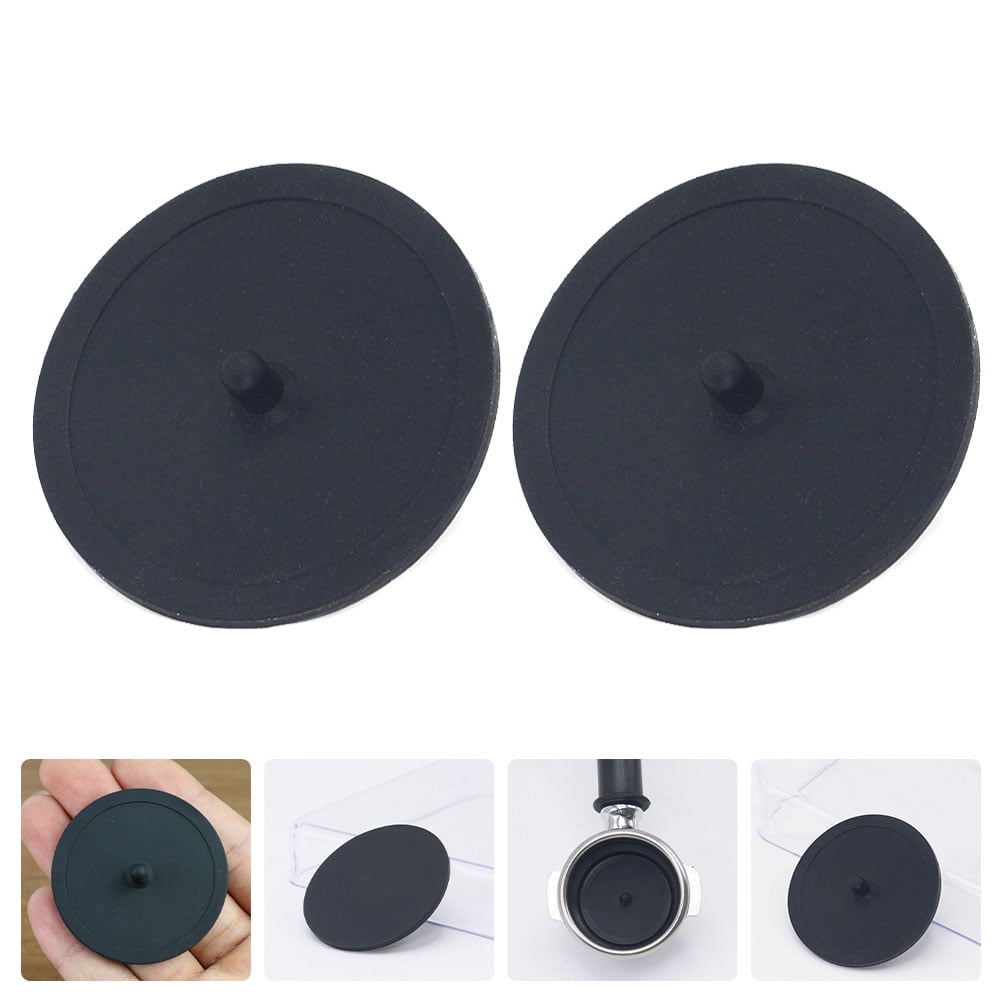 SEWOART 2Pcs Black Rubber Backflush Disc for Coffee Machine Grouphead ...