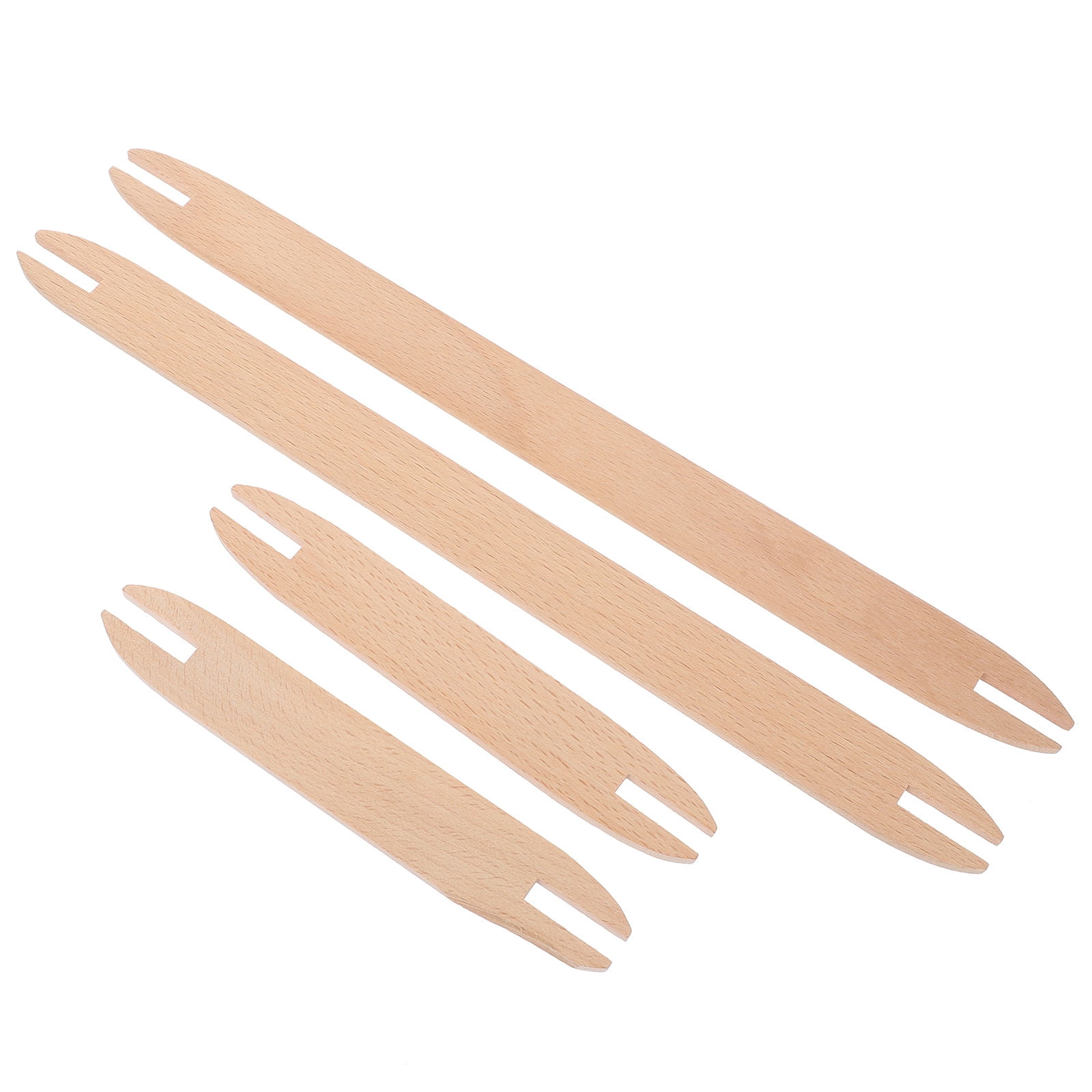 SEWOART Beige Wooden Weaving Shuttles for Looms - Smooth, Comfortable ...