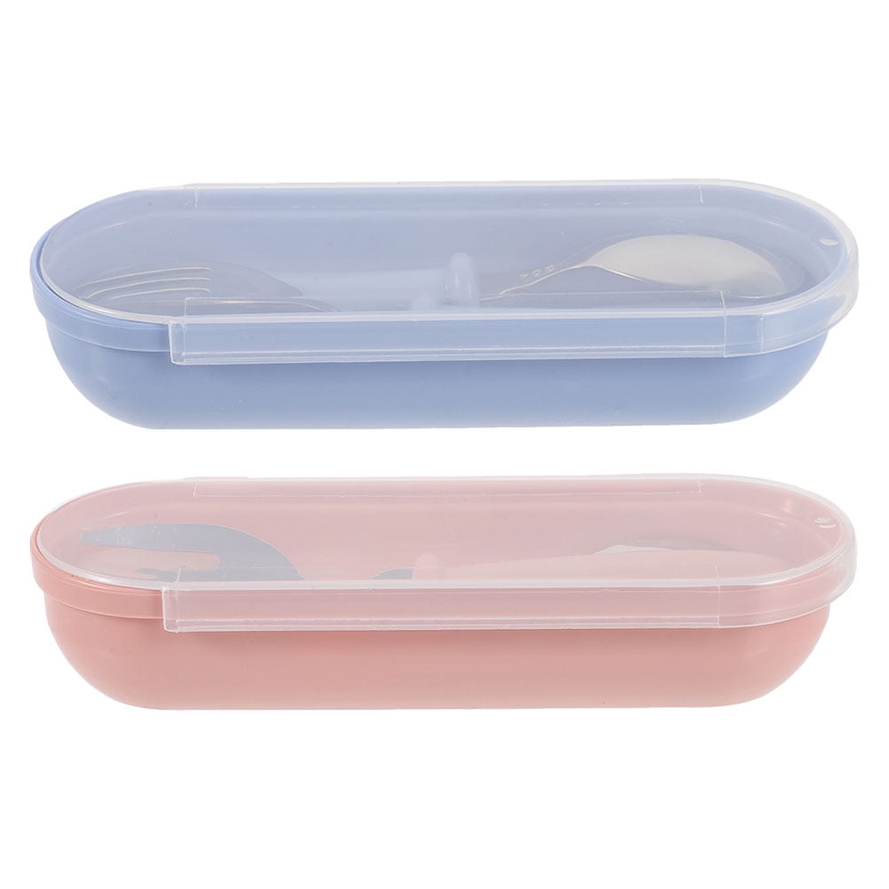 SEXAGESIMO 2 Sets Kids Tableware Stainless Steel Spoon Fork with ...
