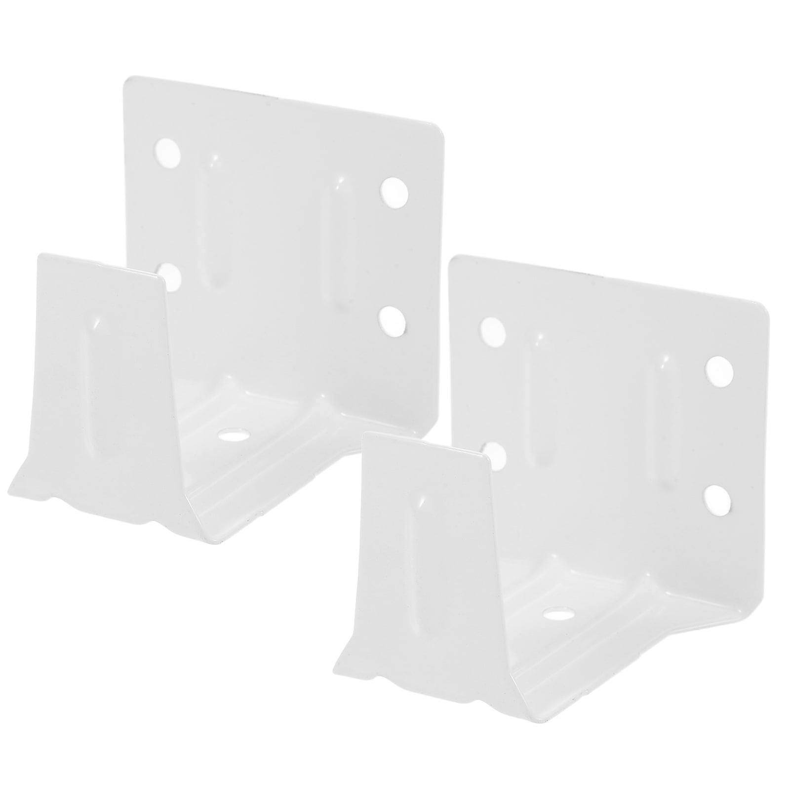 White Metal Window Blinds Holder with Center Support for Blind ...