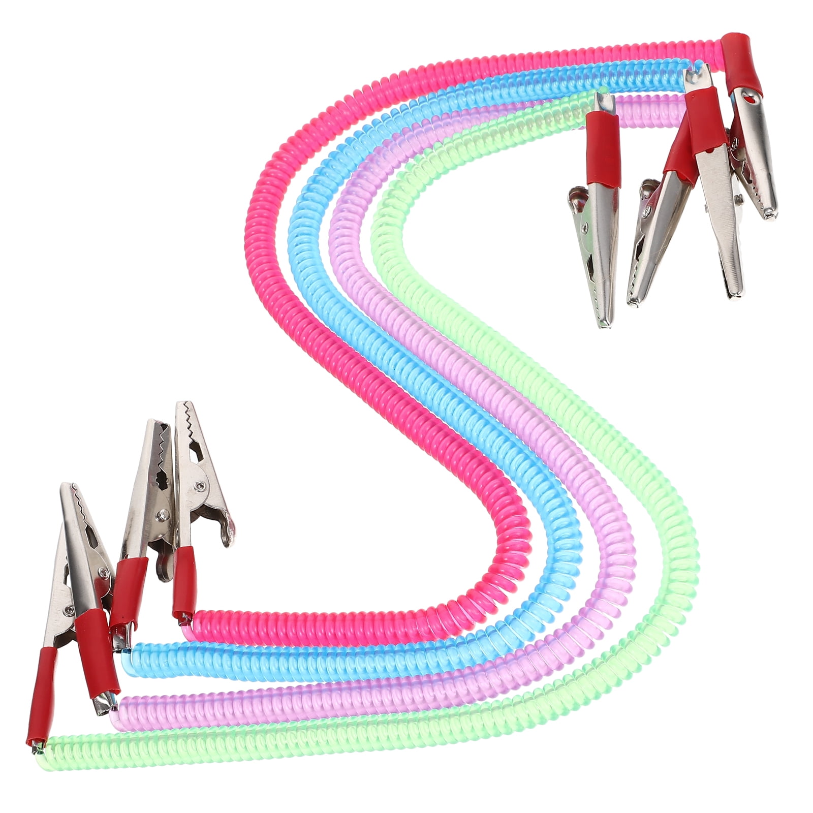 GETAJGHSD Bib Clips Red 4Set 16.1X0.5X0.2in - Walmart.com