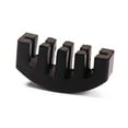 Sexagesimo Black Violin Practice Mute Rubber 4 Prong Fiddle Silencer