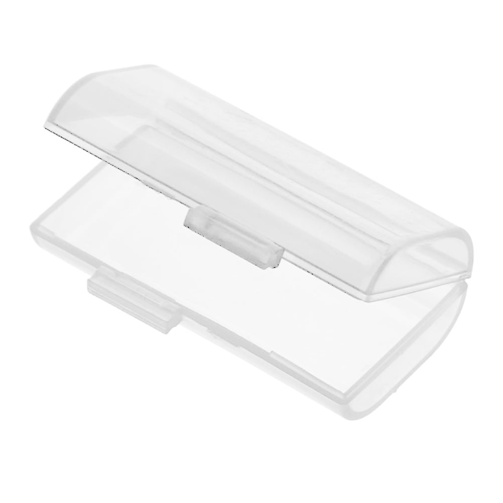 Sexagesimo Portable Clear Plastic Battery Case For 4 Aaa Batteries No