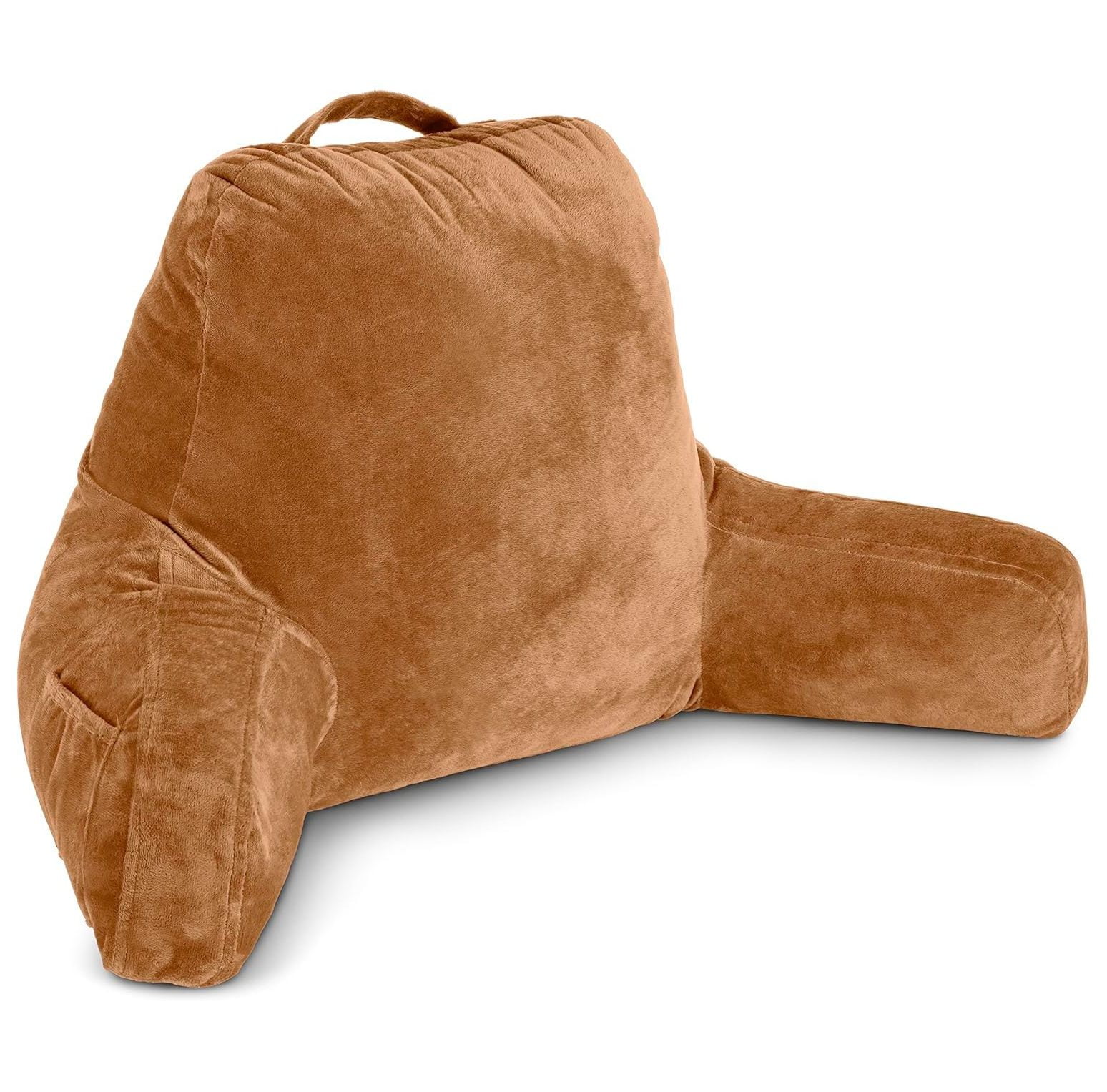 SEYATPOOL Tan, Standard+ Original Reading Pillow in Bed Rest Chair ...
