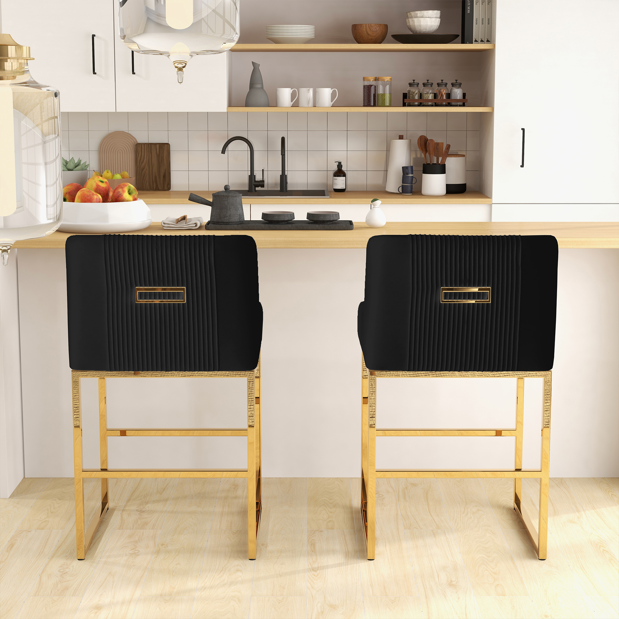 OFM 161 Collection Mid Century Modern 30" Low Back Bentwood Frame ...