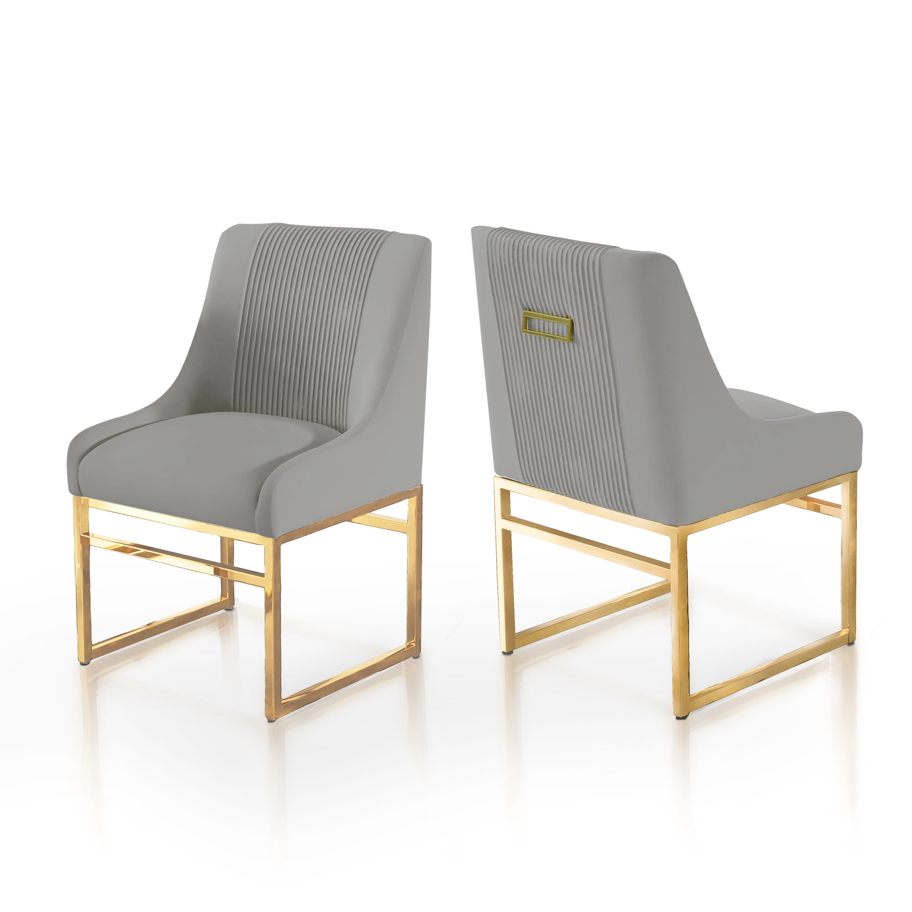 SEYNAR Modern Velvet Dining Chairs Set of 2, Upholstered Kitchen Side ...