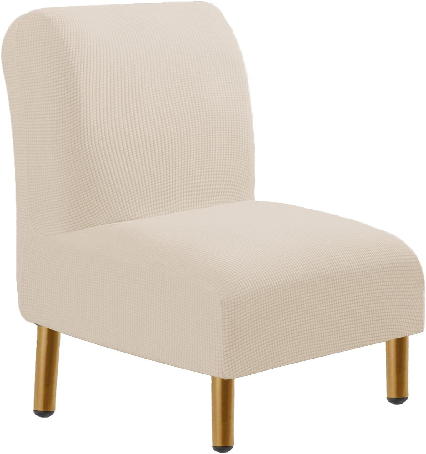 SEase, Armless Accent Chair Cover, Size 50-60 cm, Beige - Walmart.com