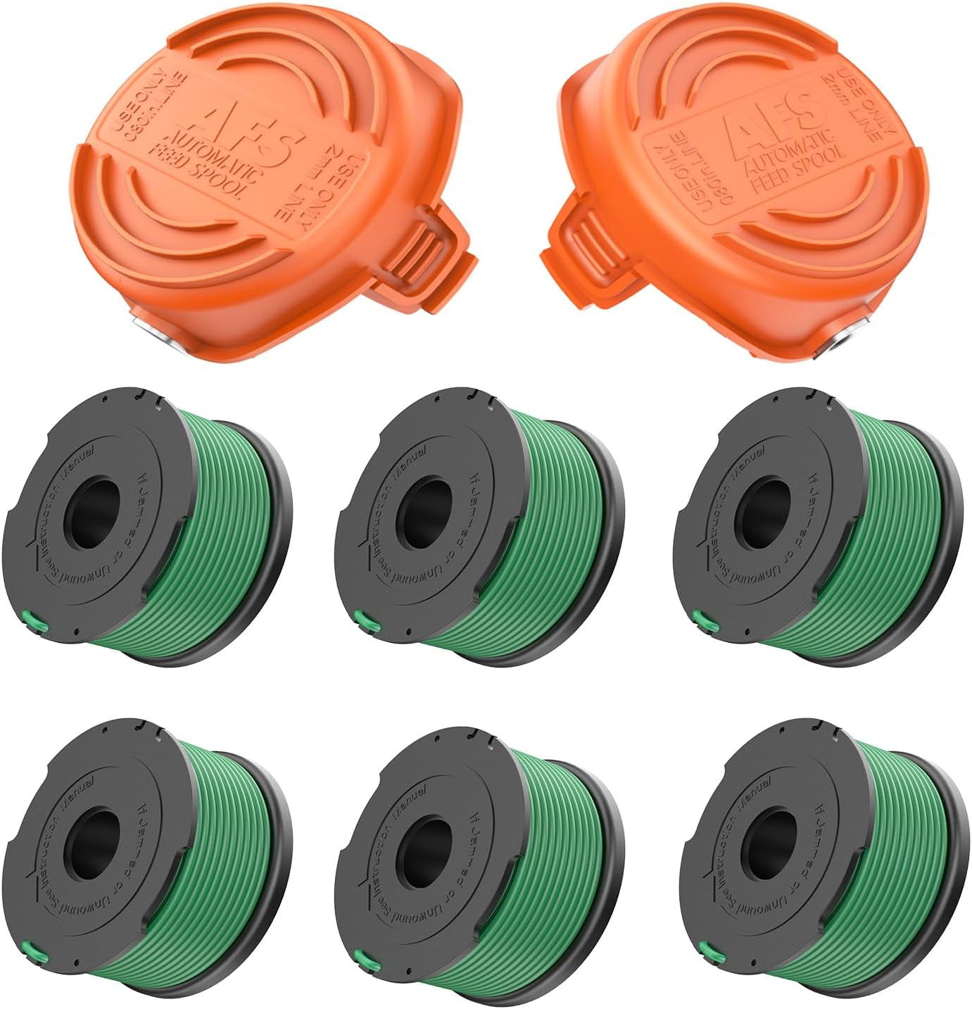 SF-080 Trimmer Replacement Spools ，for Black and Decker Weed Eater String ，20ft 0.080" Trimmer ...
