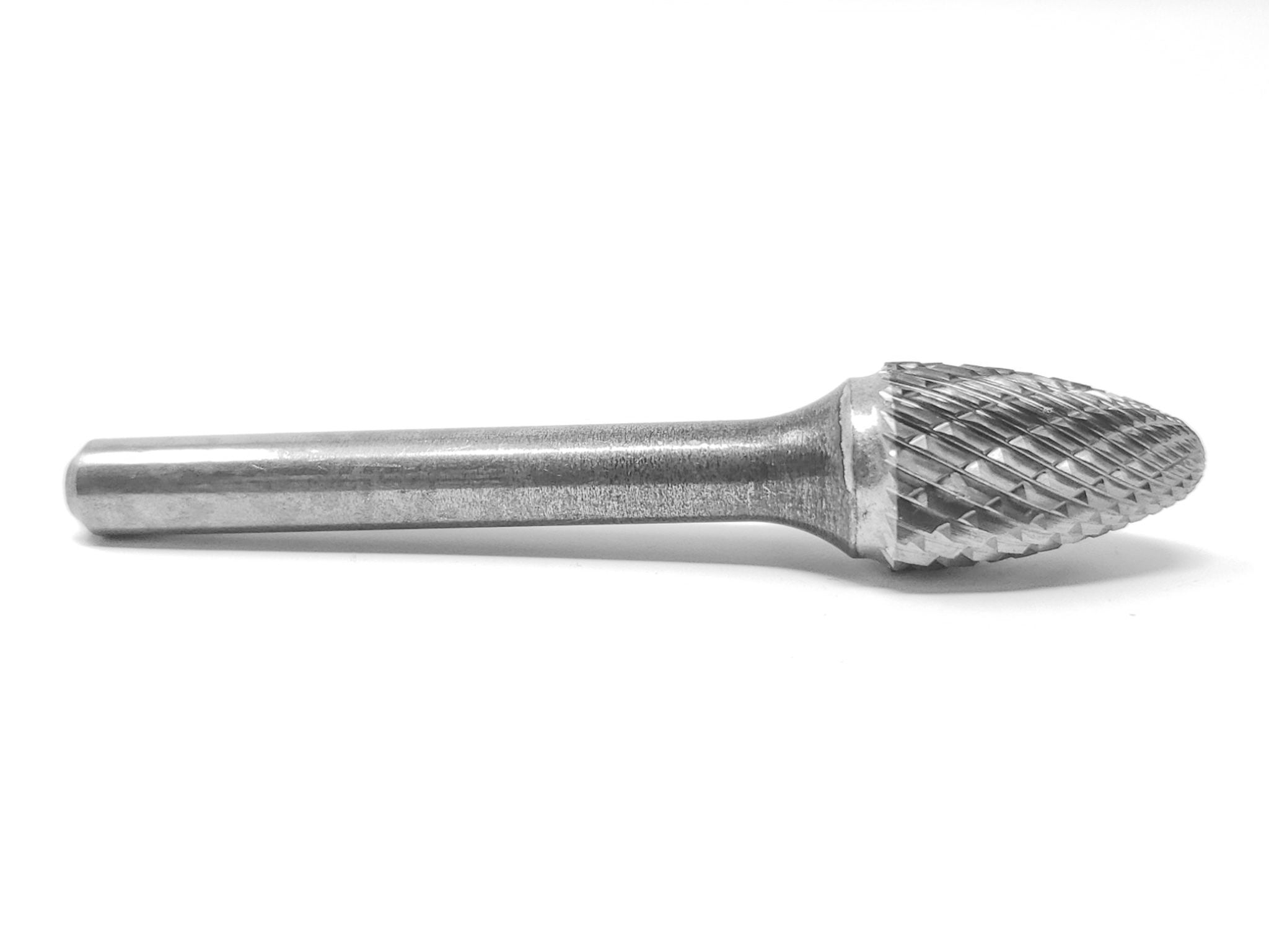 HELONGCO SF-13 Double Cut Tree Radius End Carbide Burr Bit 1/2" x 3/4 ...