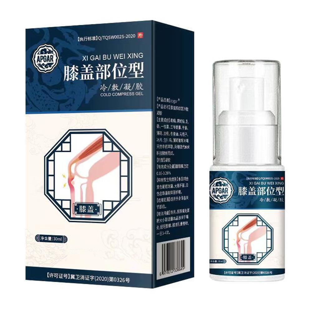 SF 3X Knee Pain Relief Cold Compress Gel Spray Herbal Joint Lumbar Pain ...