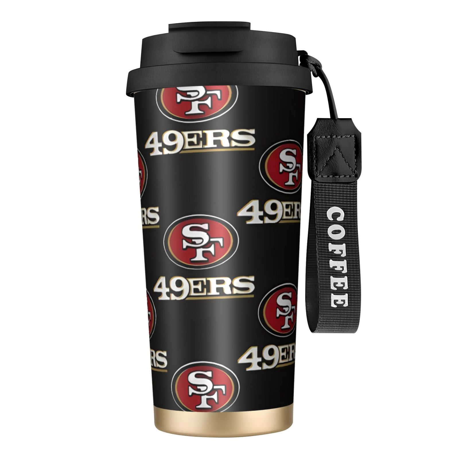 SF_49erss 316 Stainless Steel Coffee Cup Sports Travel Cup Leakproof ...