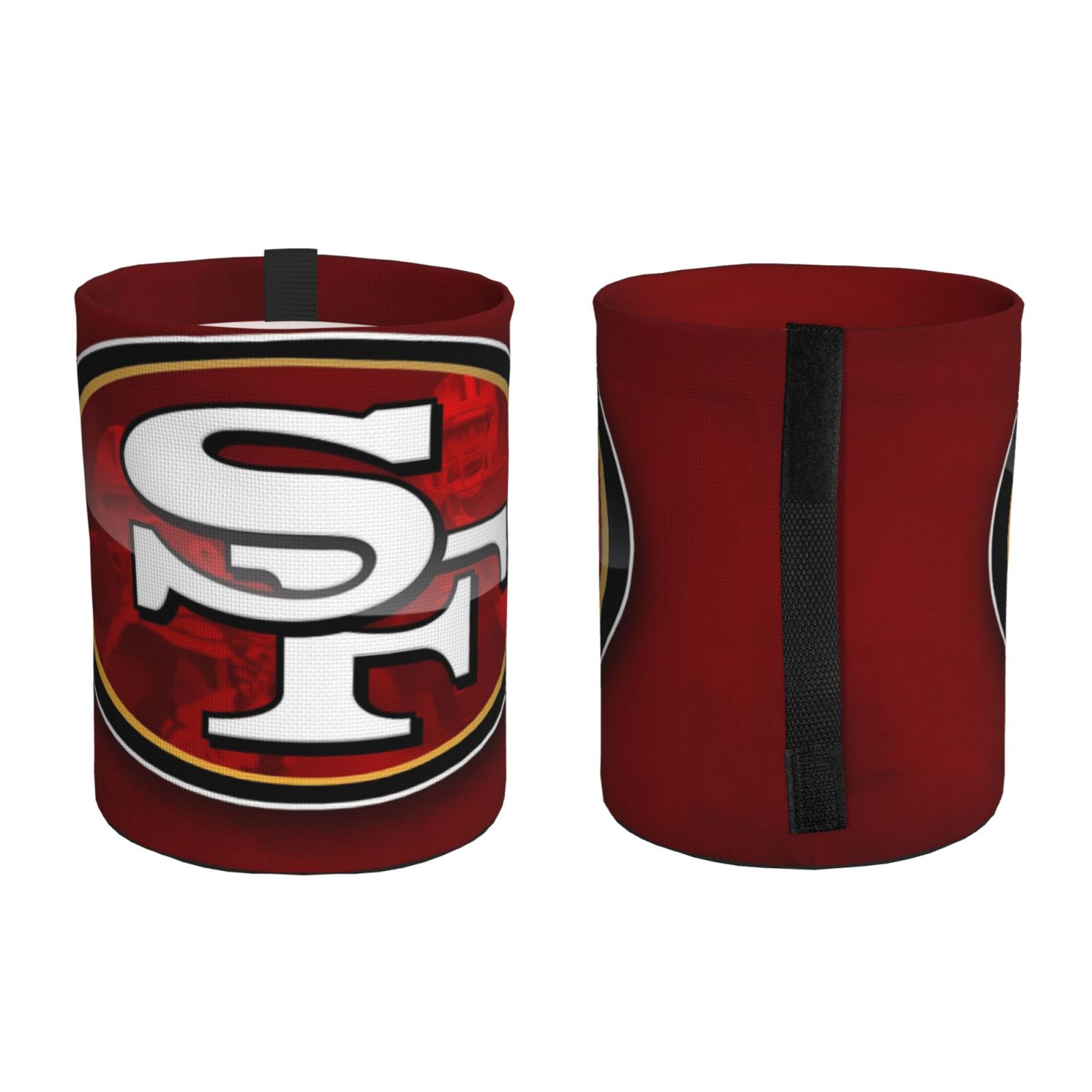 SF 49erss Car trash can with webbing, easy to install with Velcro, can ...